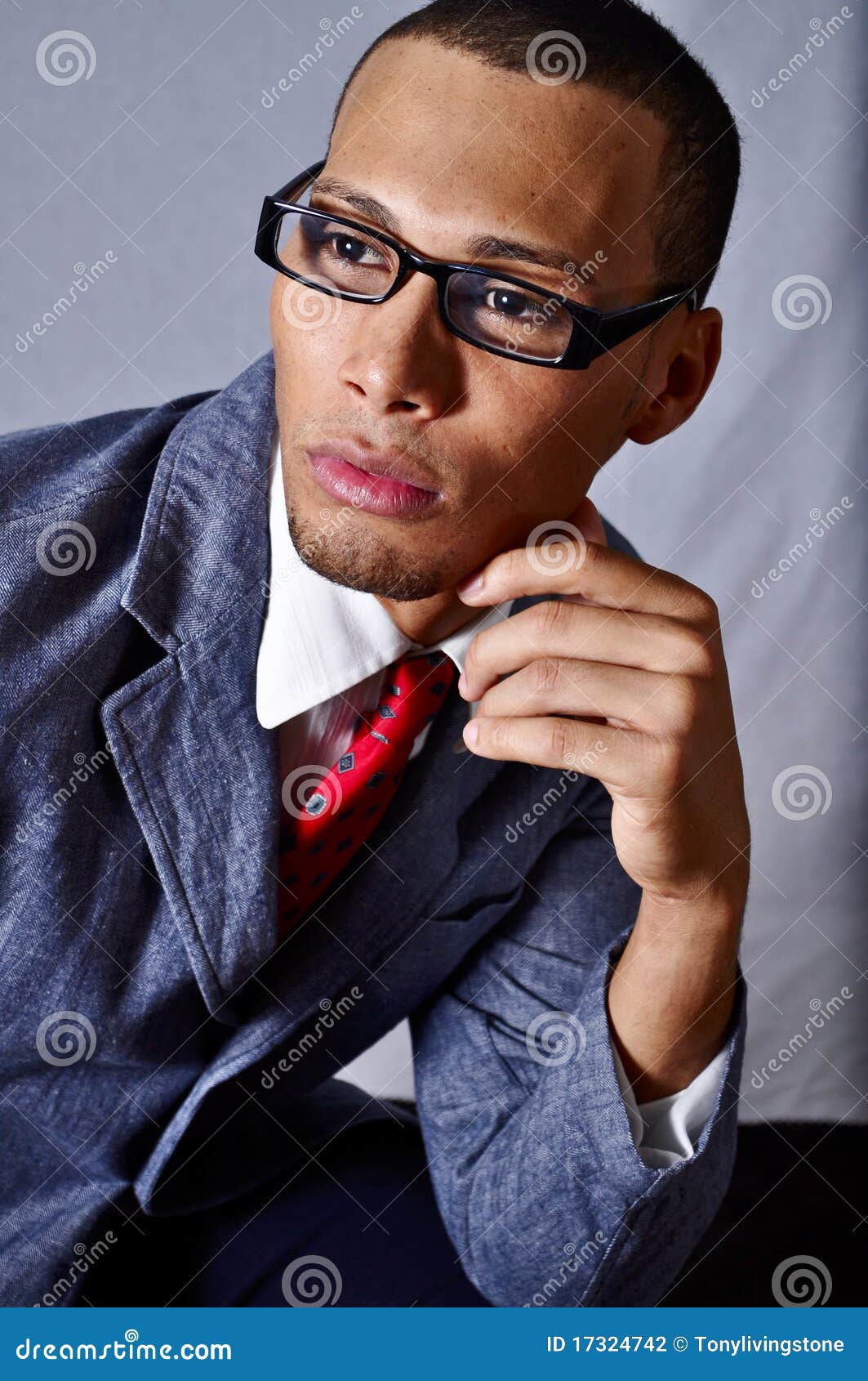 Serious look man stock photo. Image of elegant, cute - 17324742