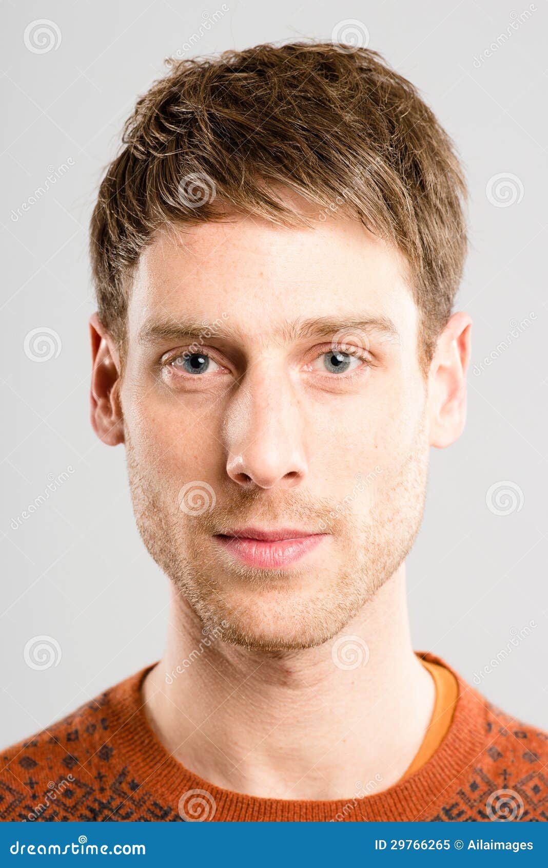 Serious Man Portrait Real People High Definition Grey Background Stock ...