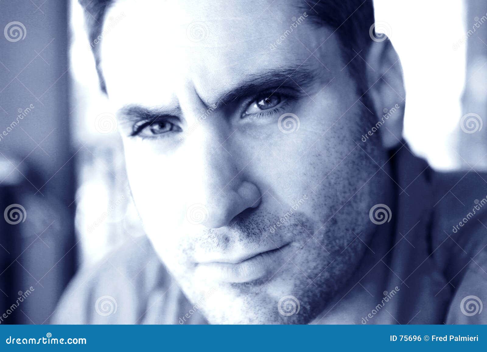 Serious Male Close Up stock photo. Image of business, eyes - 75696