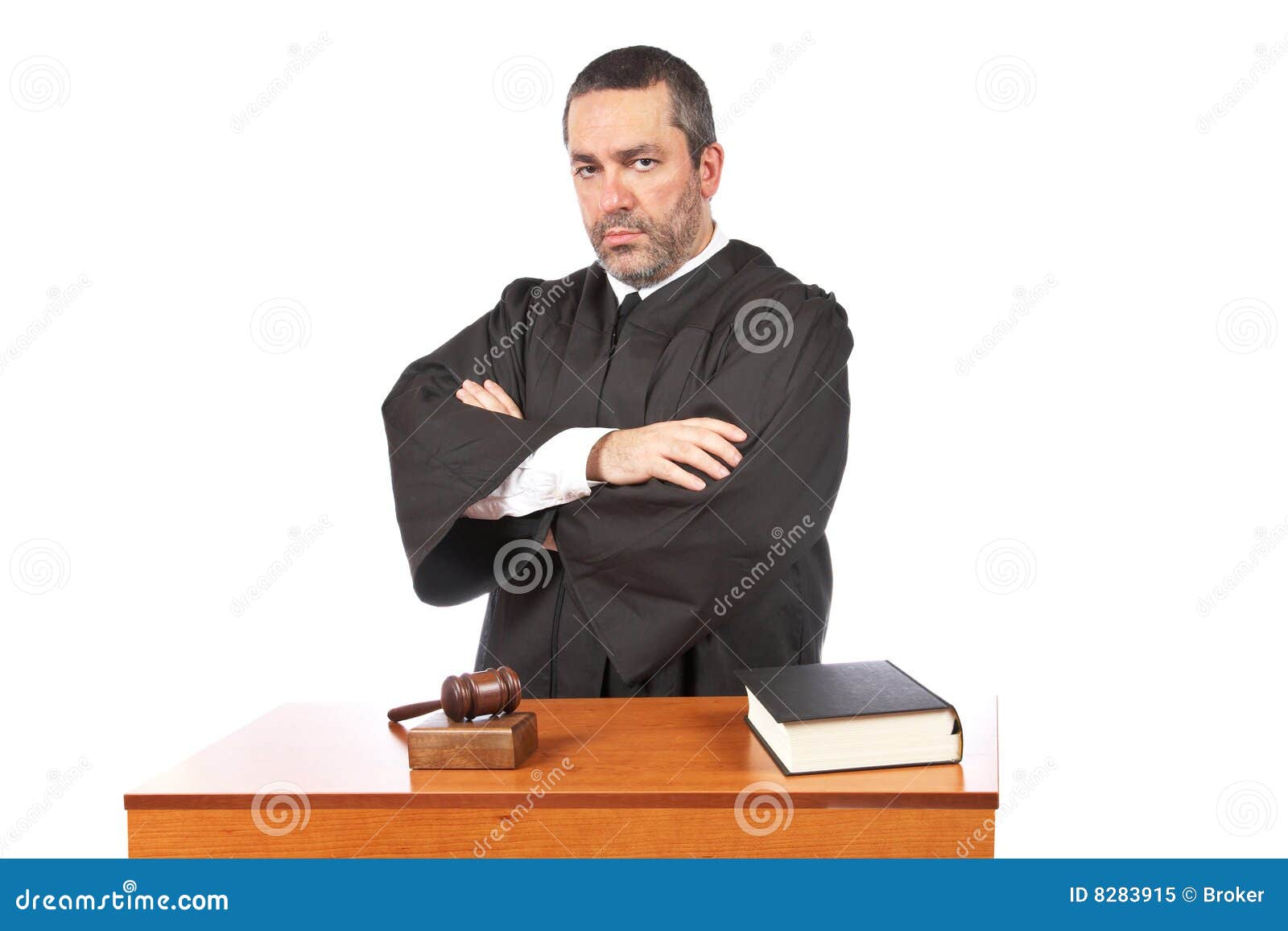 Serious male judge stock image. Image of adjournment, innocent - 8283915