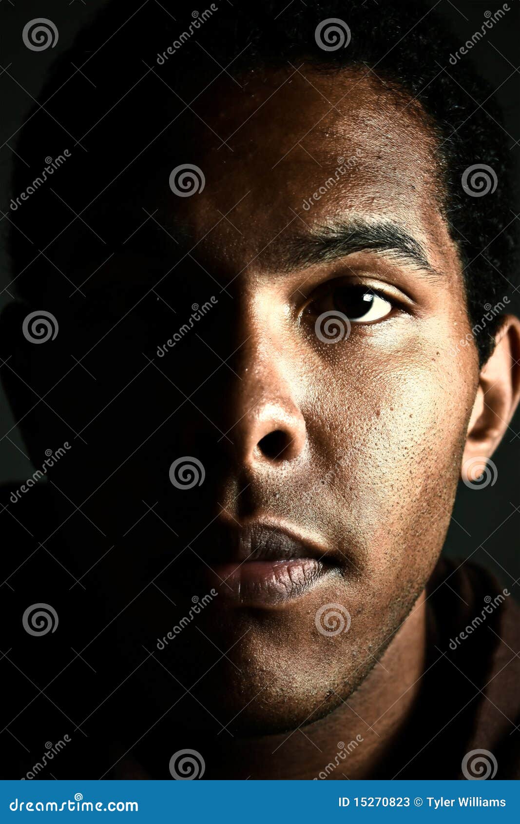 Serious Male Portrait stock image. Image of handsome - 15270823