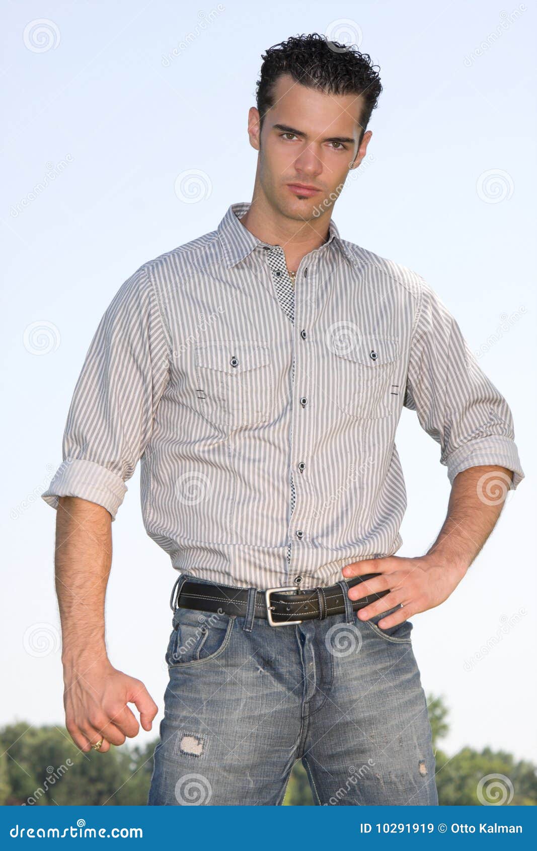 Serious man stock image. Image of serious, outdoor, human - 10291919