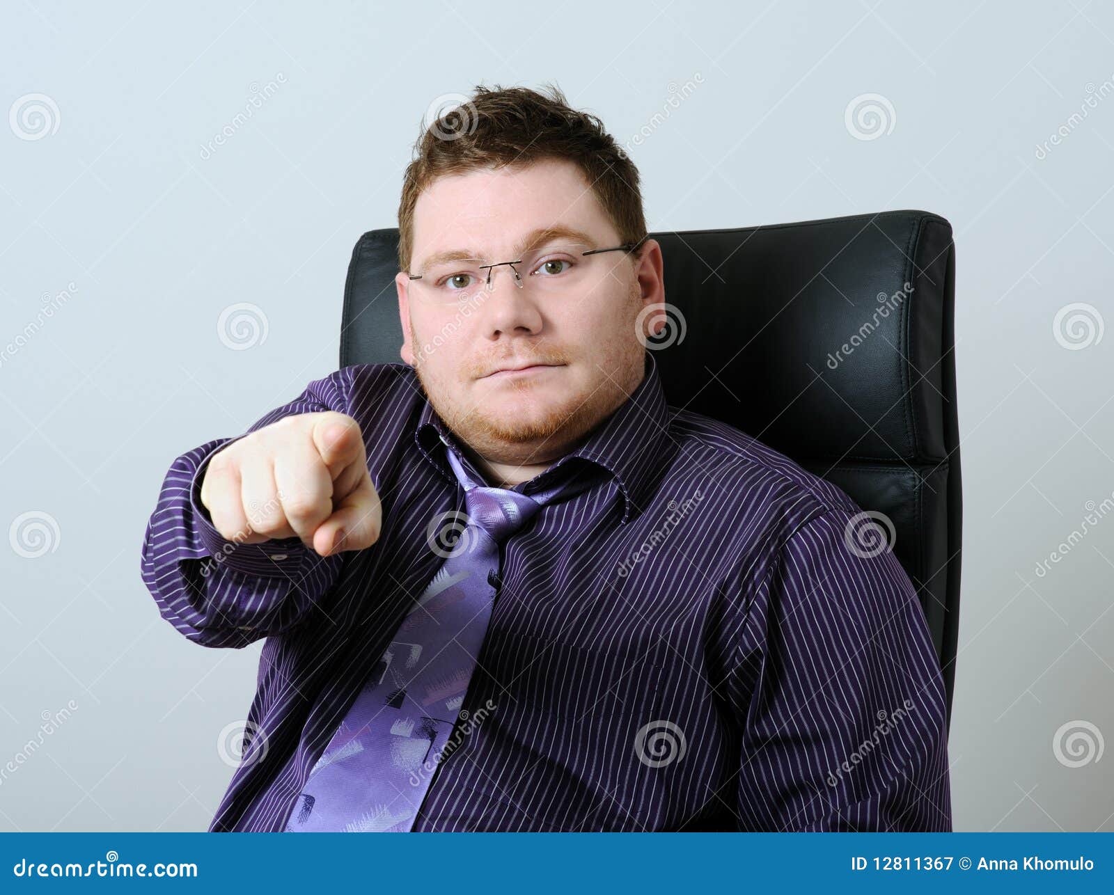 Serious man stock image. Image of person, armchair, looking - 12811367