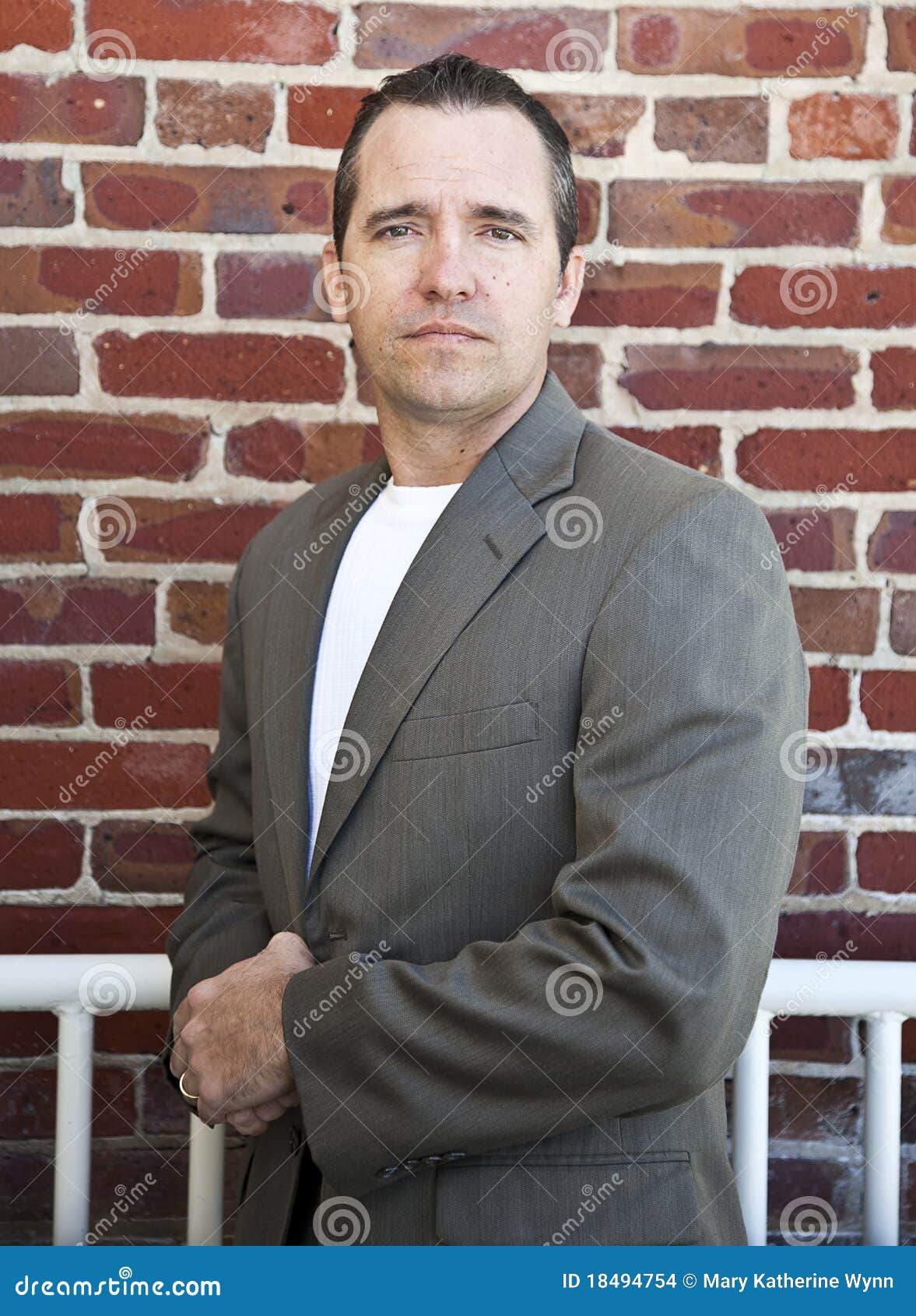 Serious man stock photo. Image of head, adult, middle - 18494754