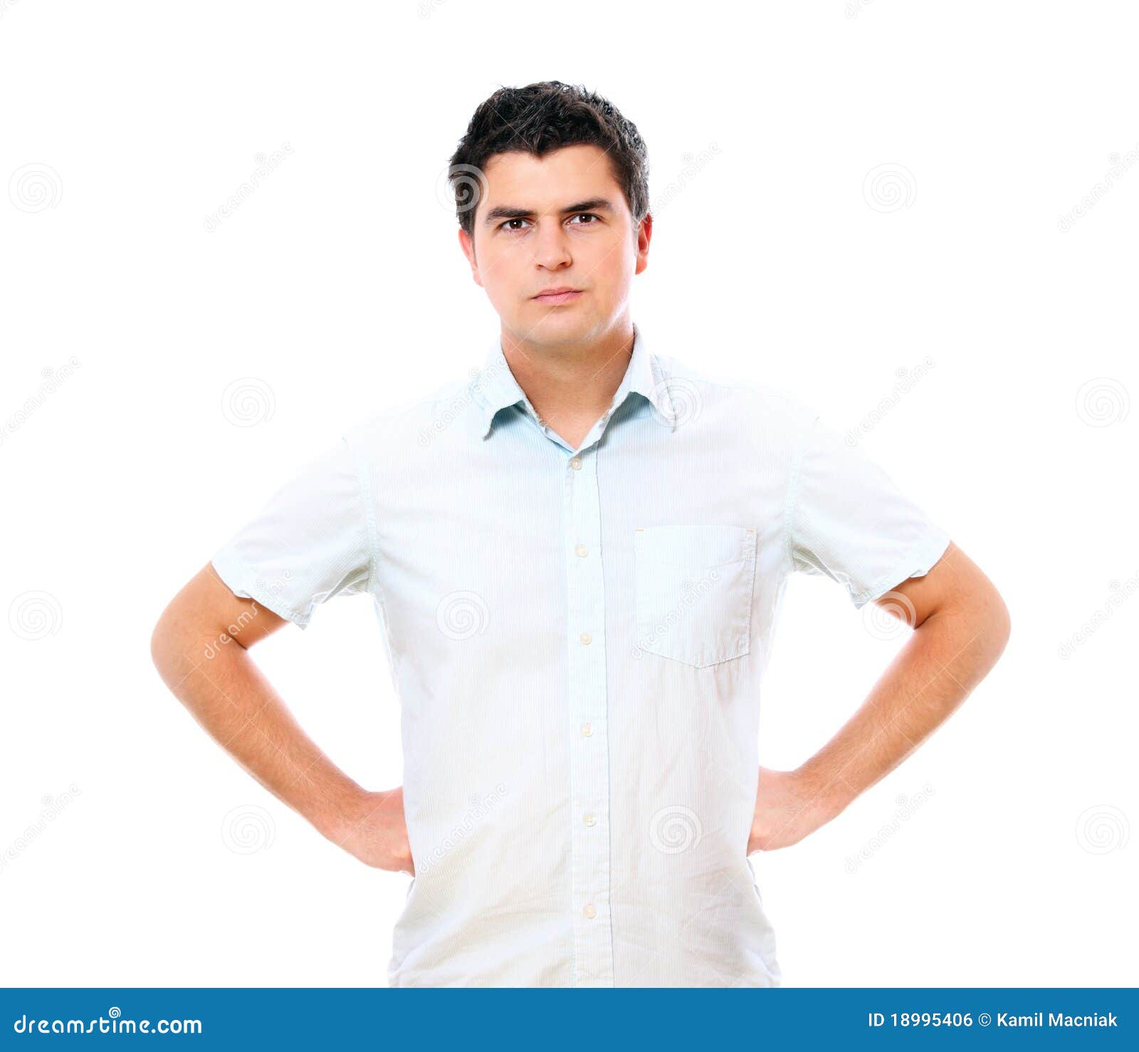 Serious man stock photo. Image of face, amazed, male - 18995406