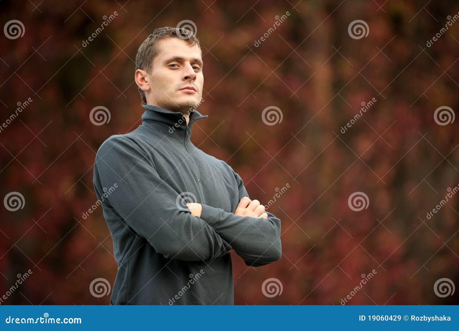 Serious man stock image. Image of macho, cool, hair, beautiful - 19060429