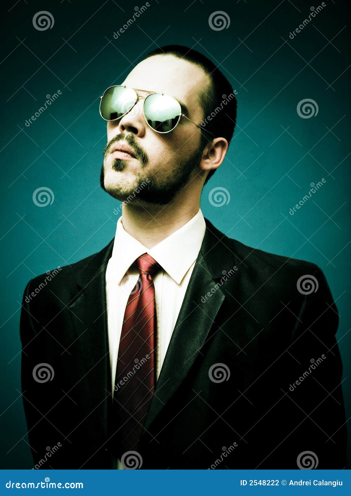 Serious man stock photo. Image of black, cool, sunglasses - 2548222