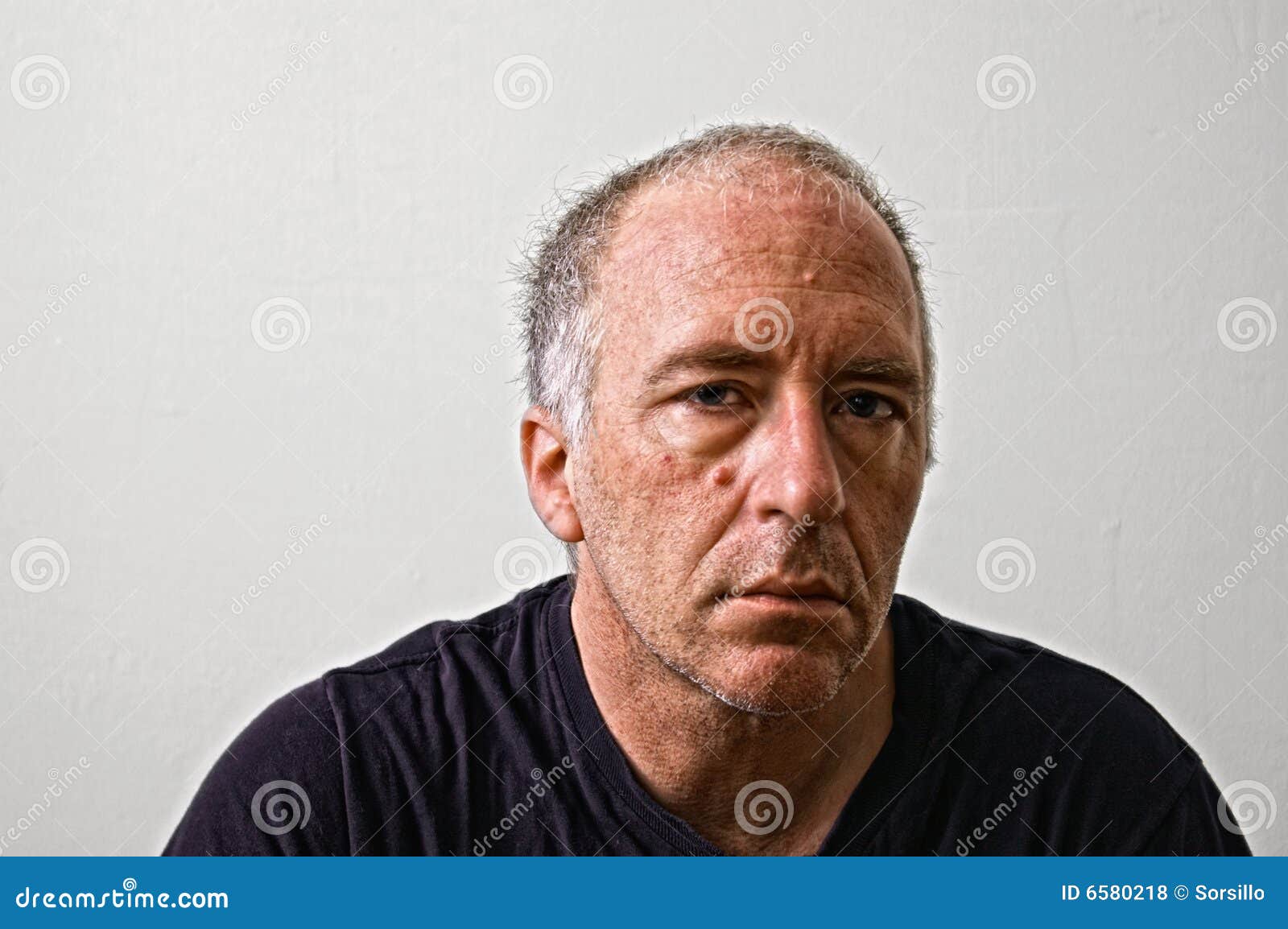 Serious man stock photo. Image of definition, anguish - 6580218