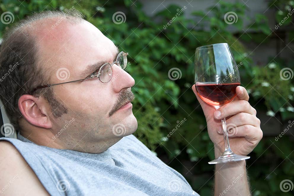 Serious Man Contemplating Life Stock Image - Image of serious, resting ...