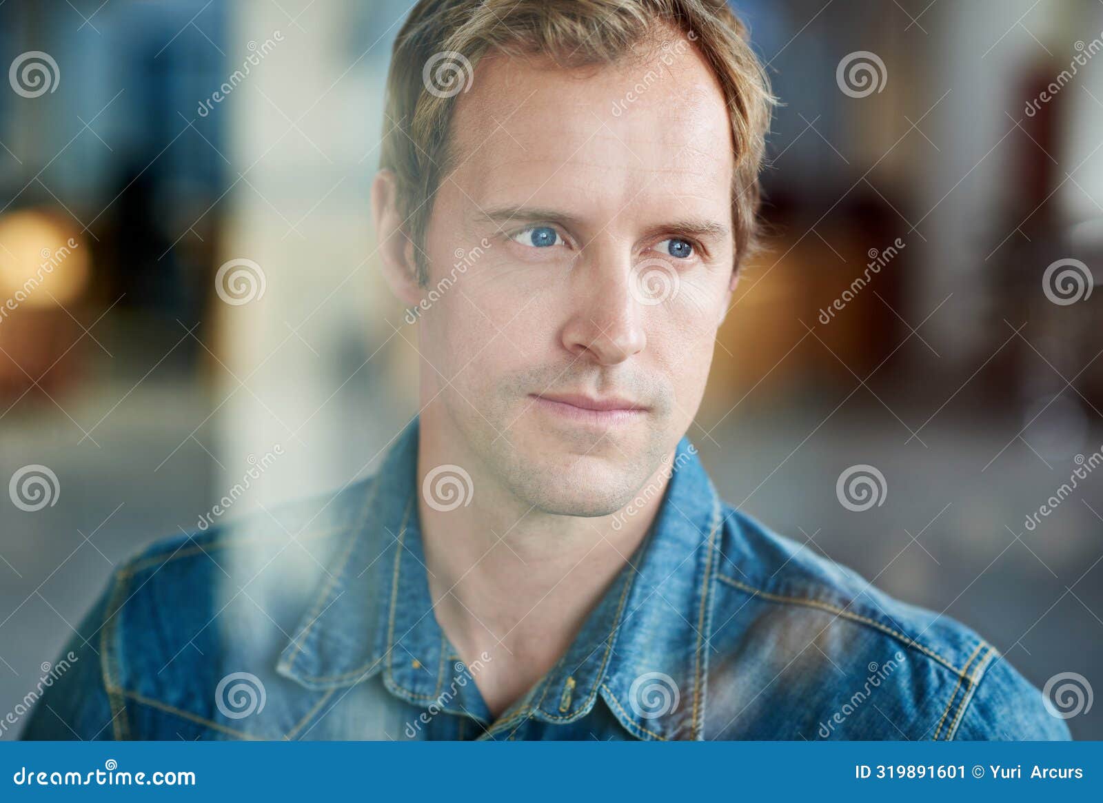 Serious Man, Face or Designer Thinking of Ideas, Inspiration or Future ...