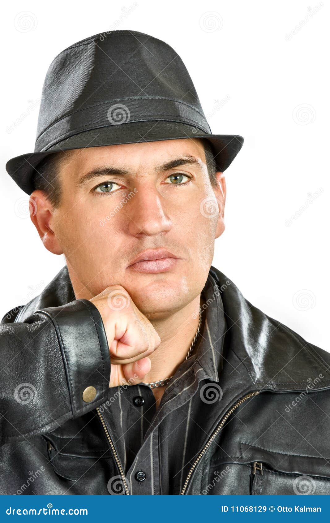 Serious Man portrait stock image. Image of closeup, male - 11068129