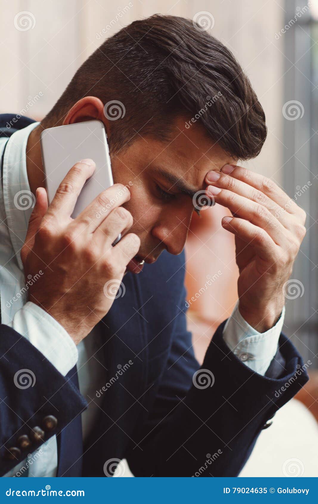 Serious Man Solving Complex Problems Stock Image - Image of divorce ...