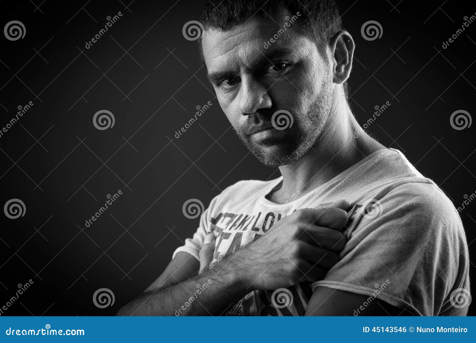 Serious Man Strong Looking Portrait Stock Photo - Image of honest ...