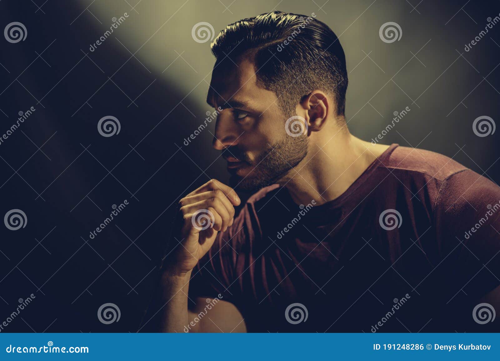 Serious man thinking stock photo. Image of bollywood - 191248286