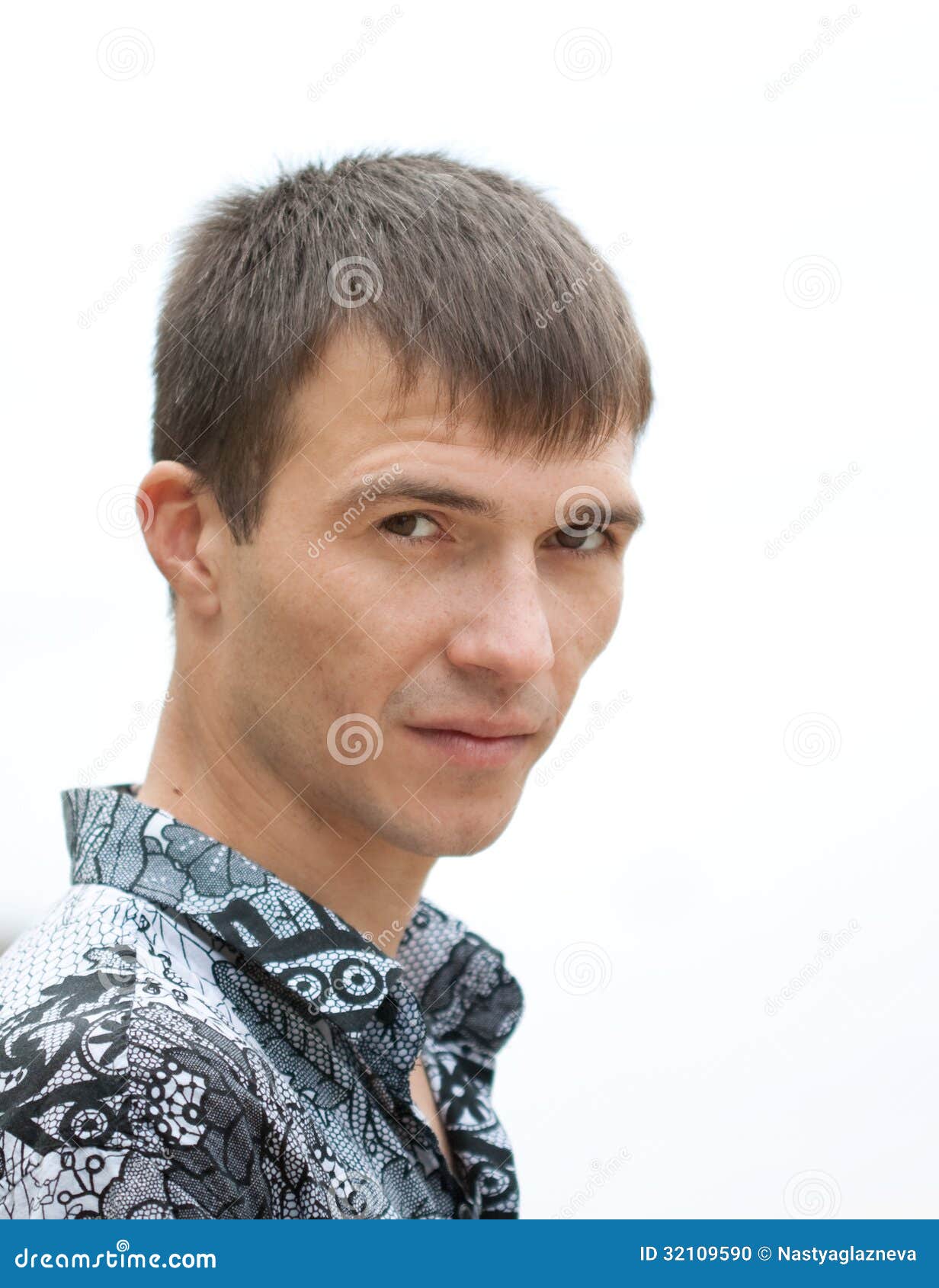 Serious Man of Thirty Years Old Stock Photo - Image of caucasian ...