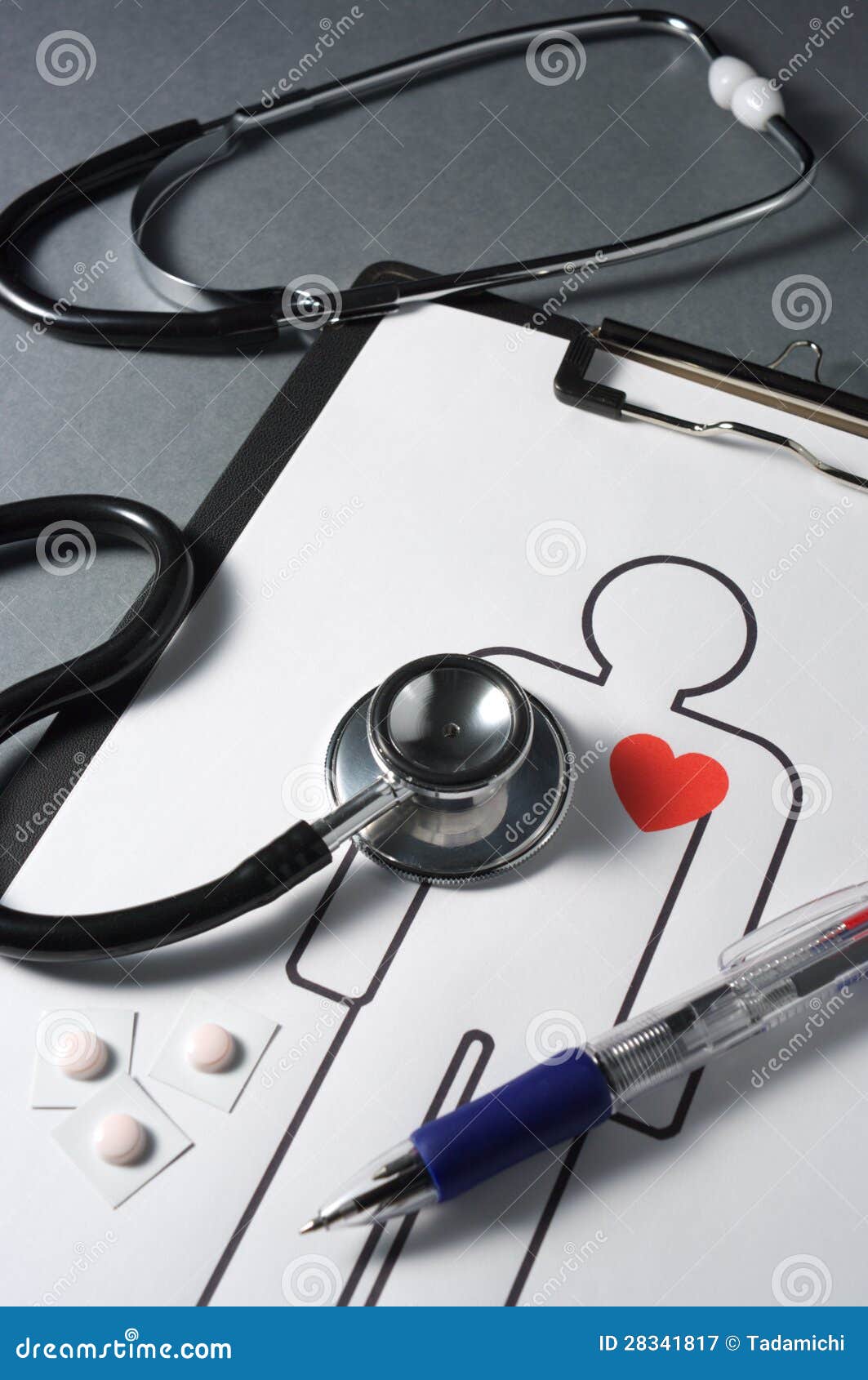 Serious Medical Concept.(vertical) Stock Image - Image of paper ...