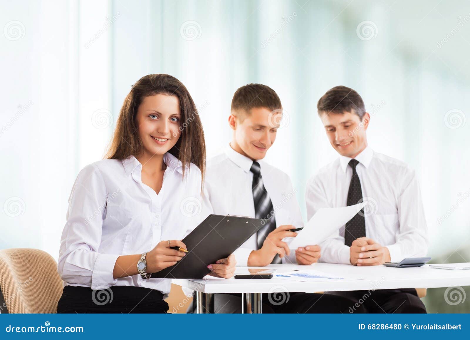 A Serious Meeting of Business Men Stock Photo - Image of businesspeople ...