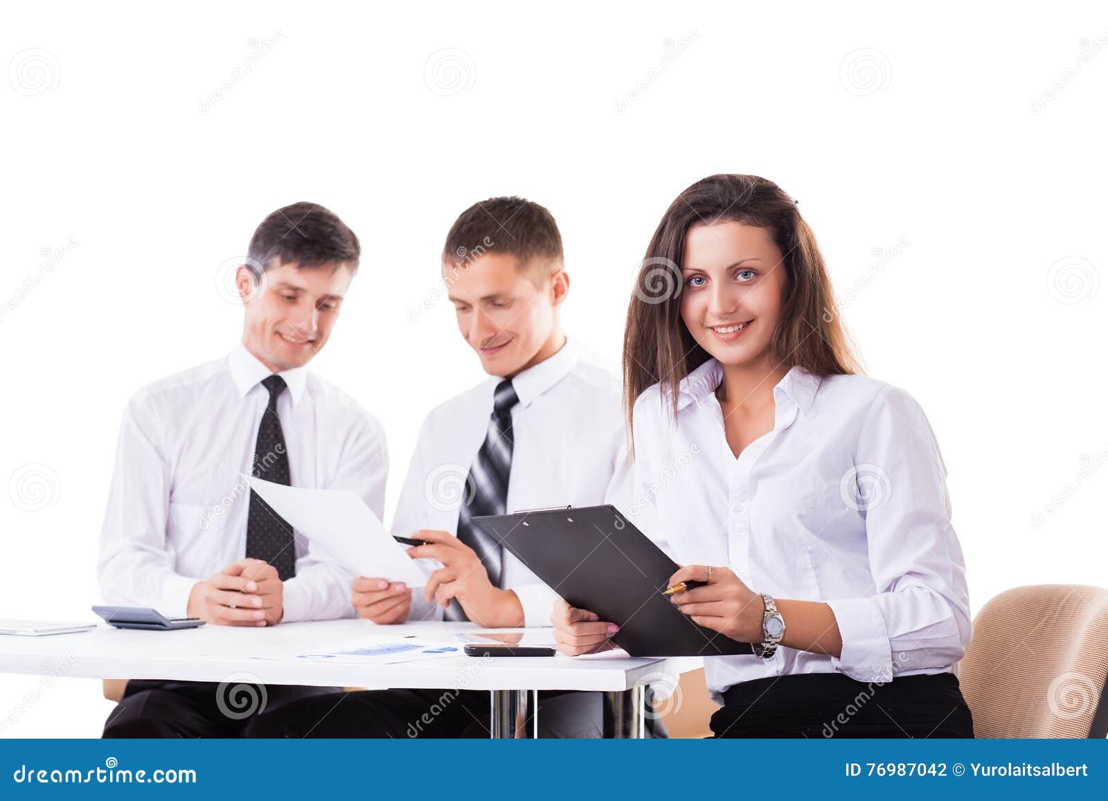 Serious Meeting Of Business Men At The Office. Royalty-Free Stock Image ...