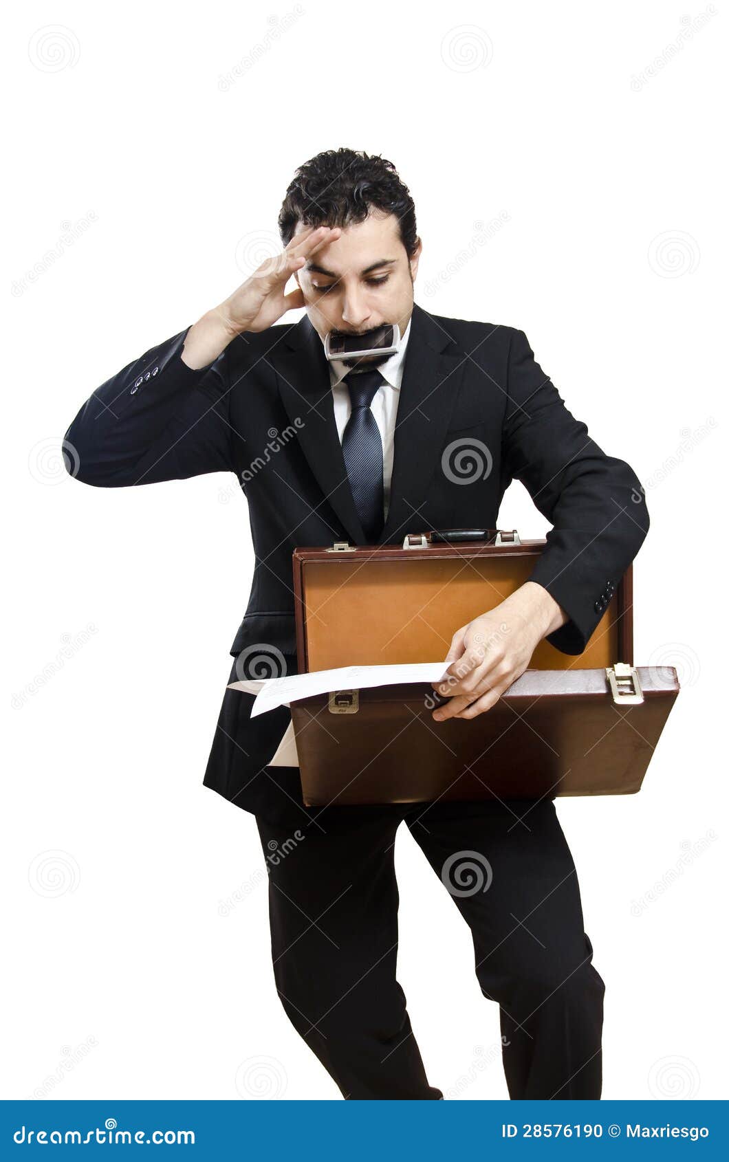 Serious mistake! stock photo. Image of adult, corporate - 28576190