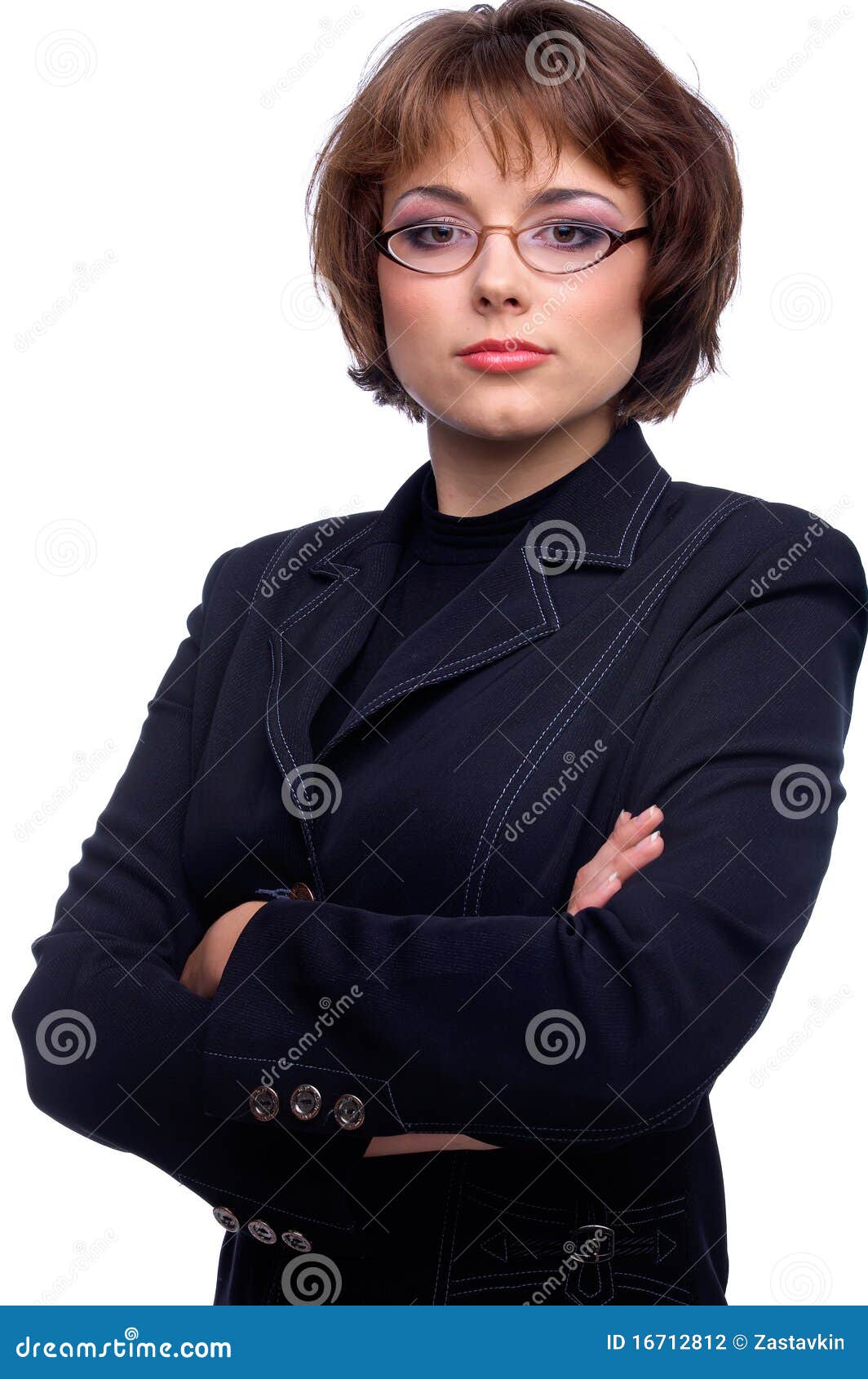 Serious model in glasses stock photo. Image of portrait - 16712812