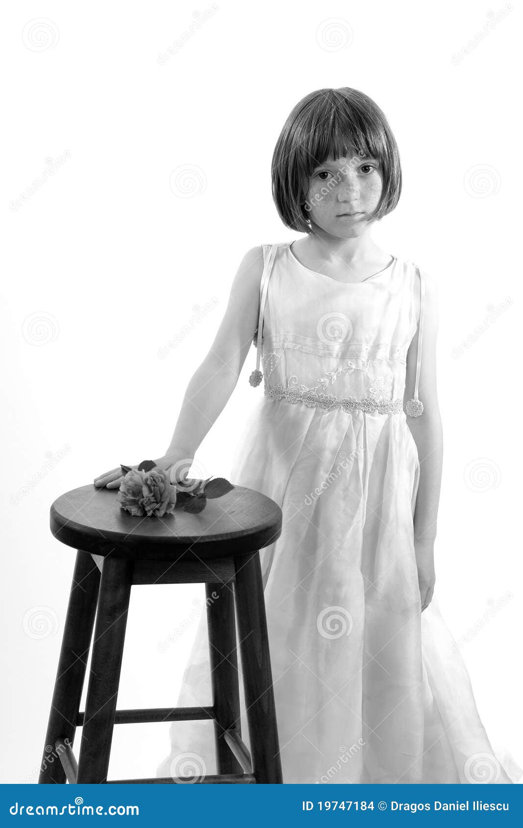 Serious model portrait stock photo. Image of beauty, plant - 19747184