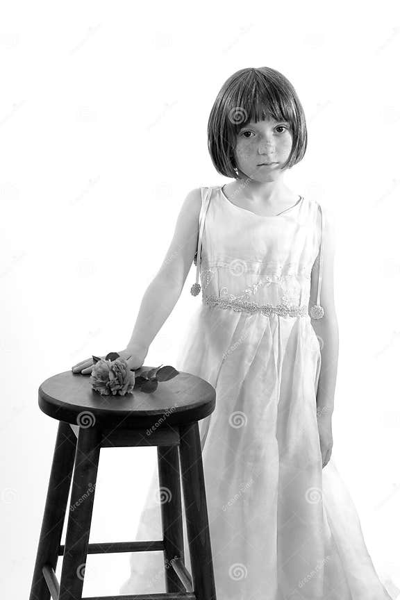 Serious model portrait stock photo. Image of beauty, plant - 19747184