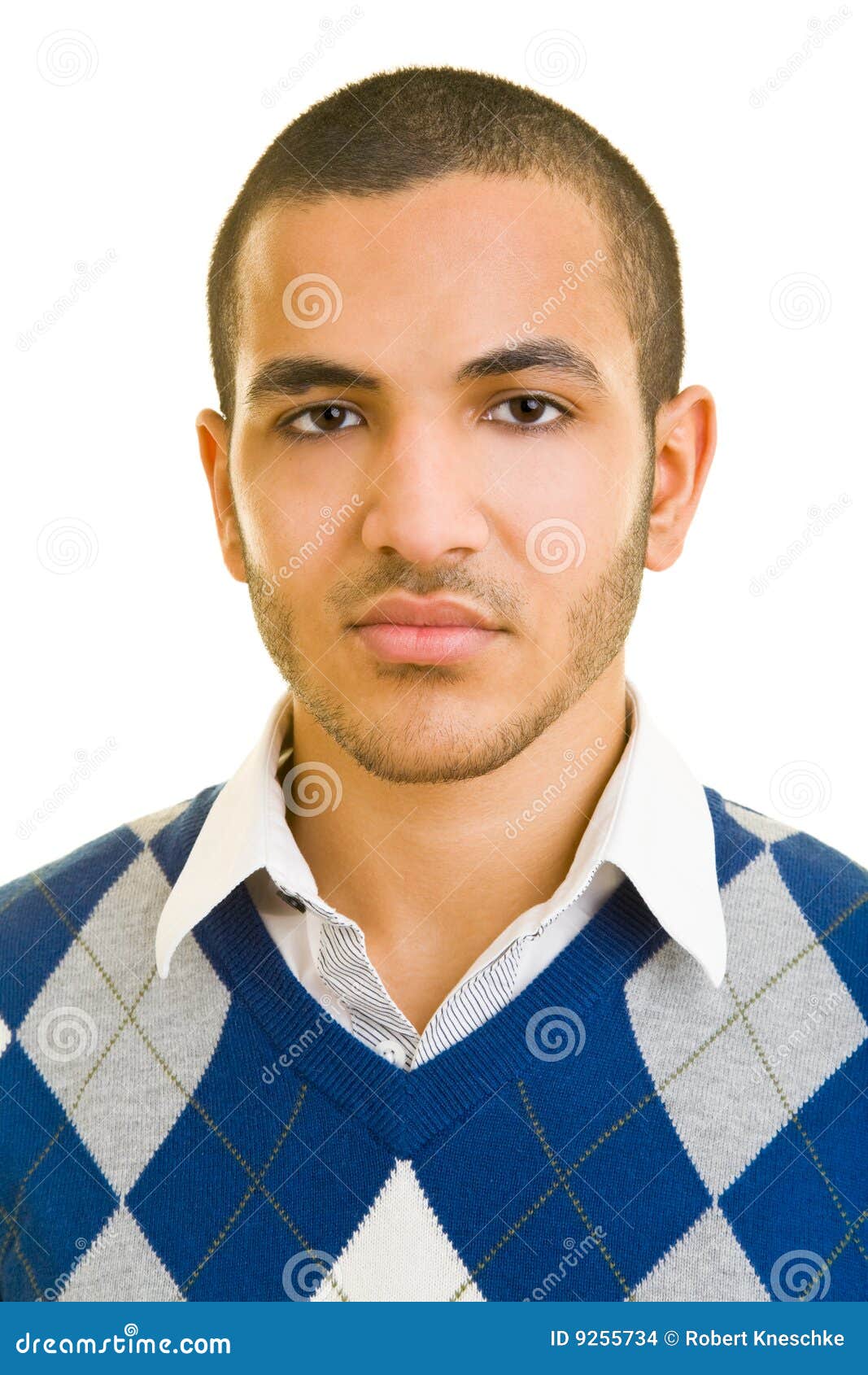 Serious portrait stock photo. Image of front, camera, person - 9255734