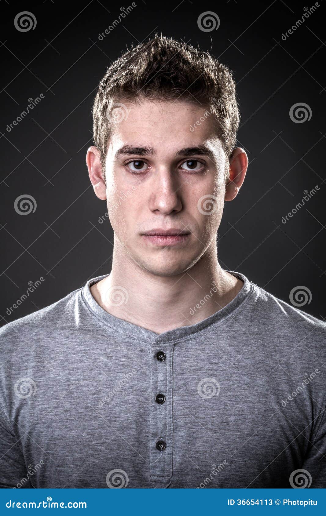 Serious stock image. Image of looking, masculinity, hair - 36654113