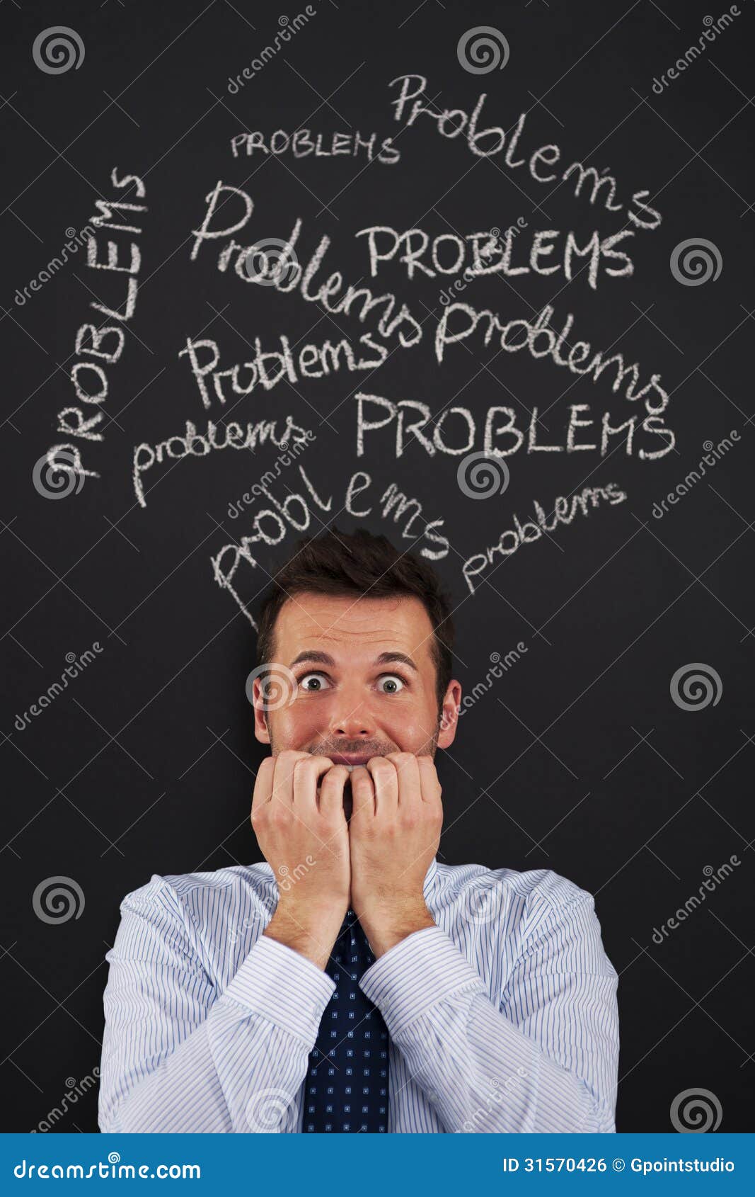 Serious problems at work stock photo. Image of mouth - 31570426