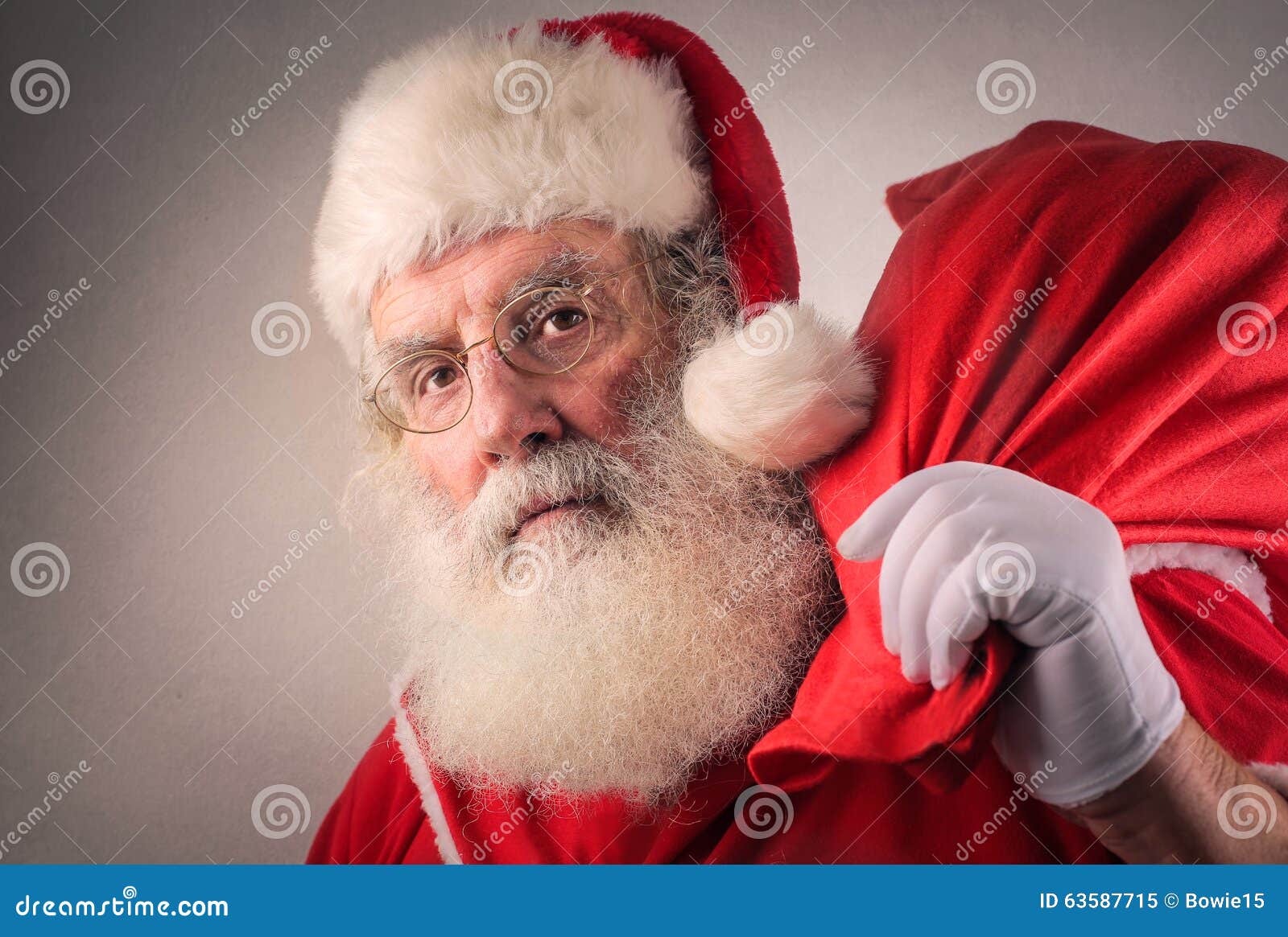 Serious Santa Claus stock image. Image of nature, summer - 63587715