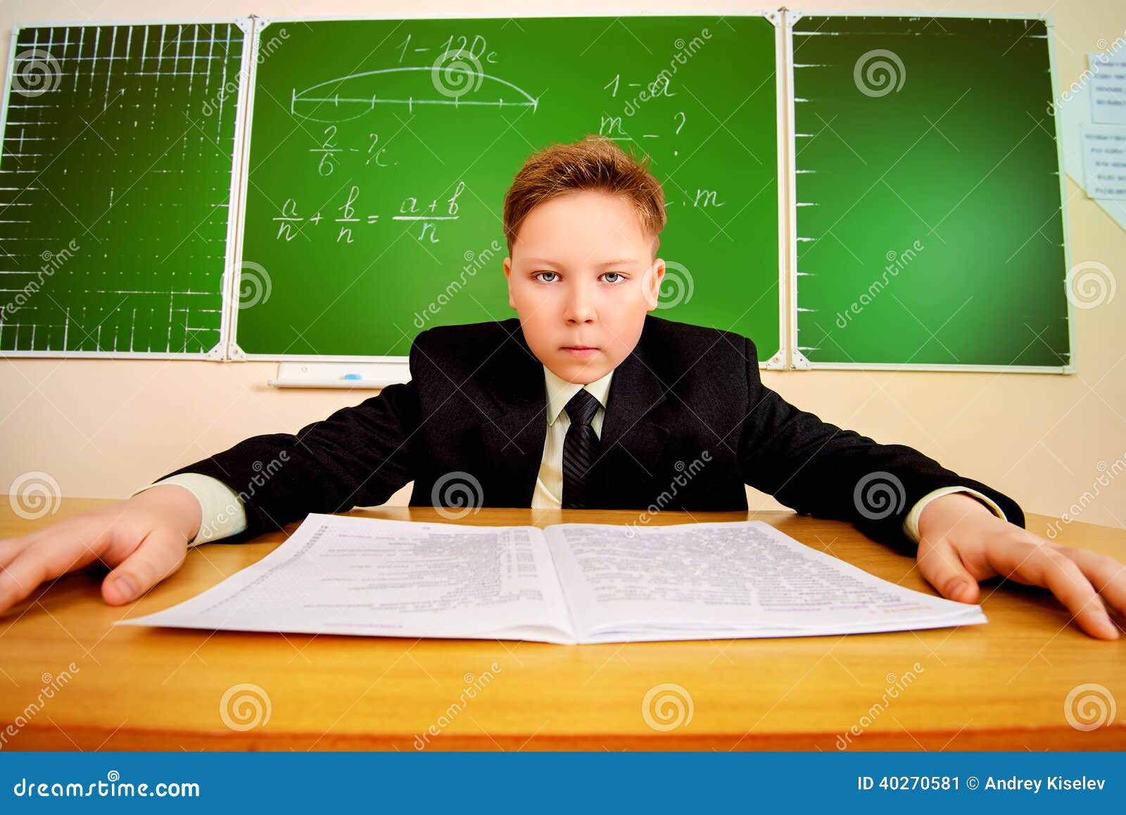 Really serious stock image. Image of schoolboy, knowledge - 40270581