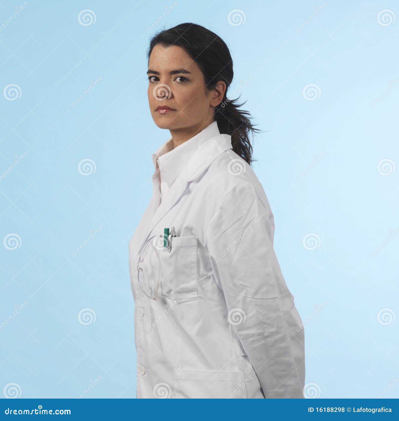 Serious scientis stock photo. Image of chemist, brown - 16188298