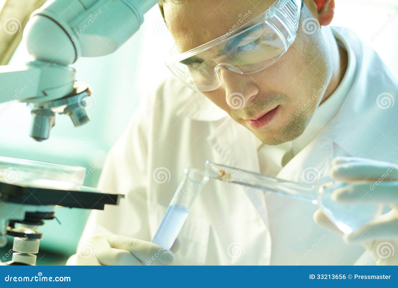 Serious scientist stock photo. Image of experienced, pharmacology ...