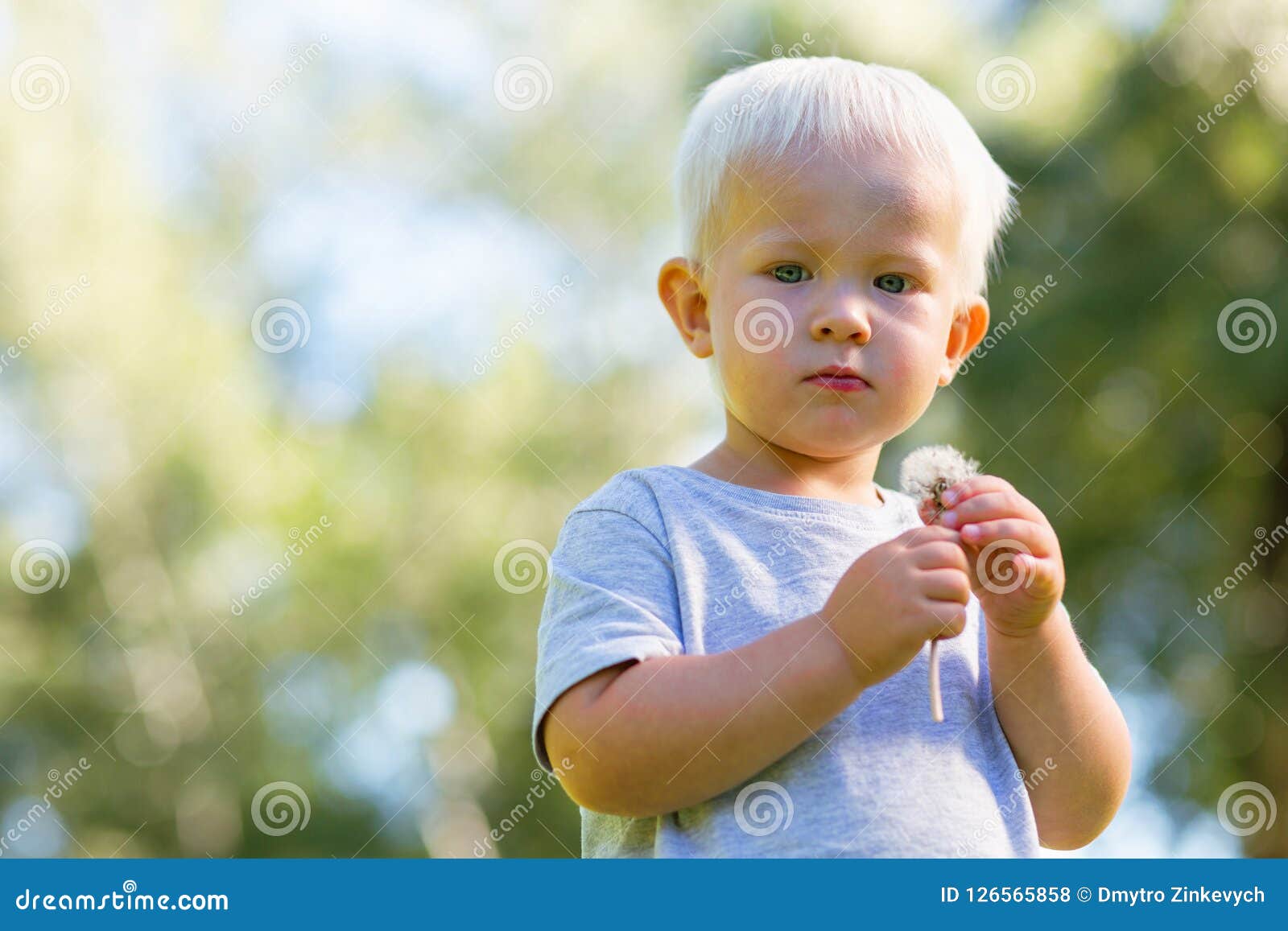 Serious Small Boy Thinking about Something Important Stock Photo ...