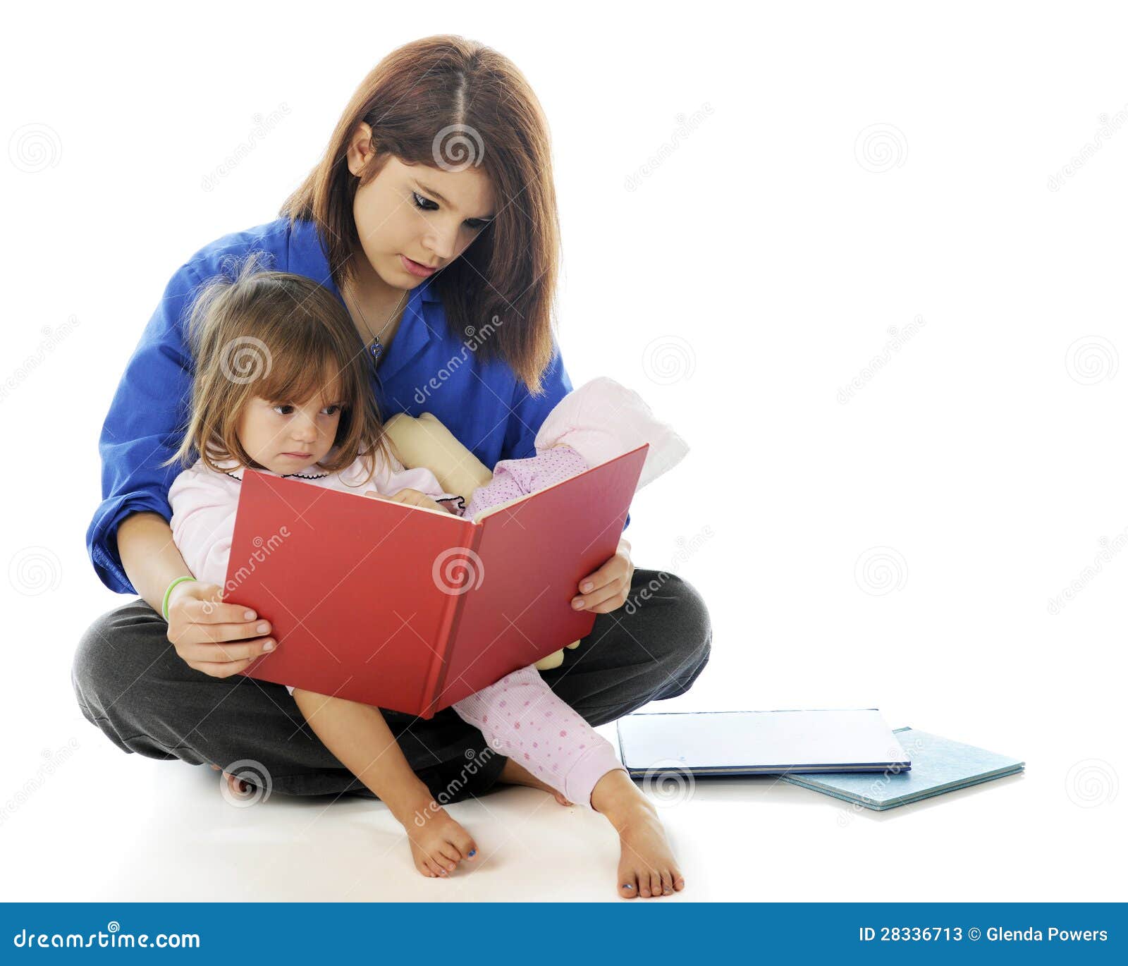 Serious Story Time stock image. Image of white, sitting - 28336713