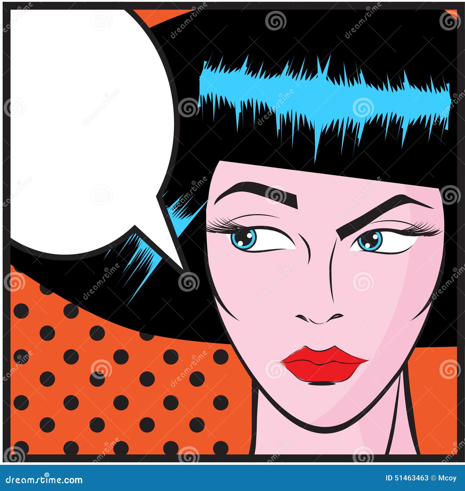 Strict Woman With Short Hair Cartoon Vector | CartoonDealer.com #84160899