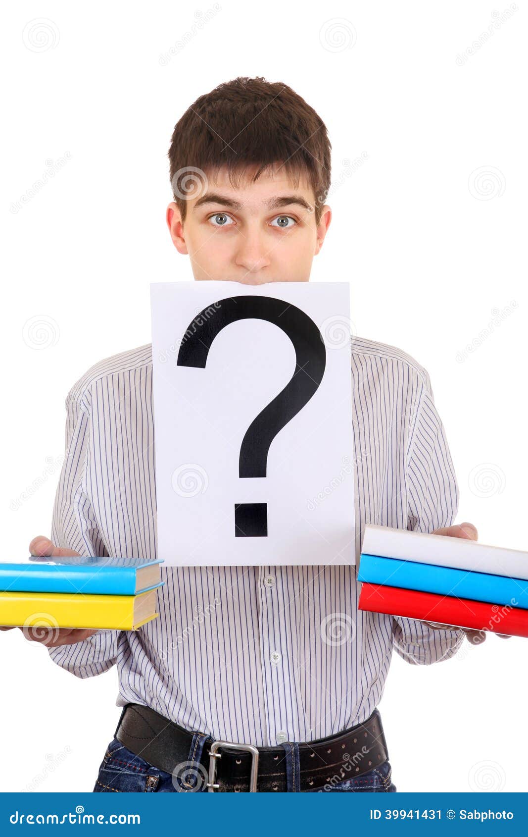 Student With Question Mark Royalty-Free Stock Photography ...