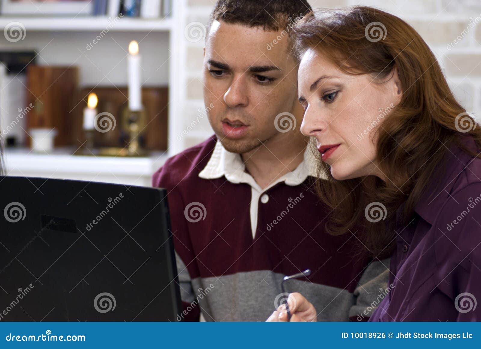 Serious Study Partners stock photo. Image of investigate - 10018926