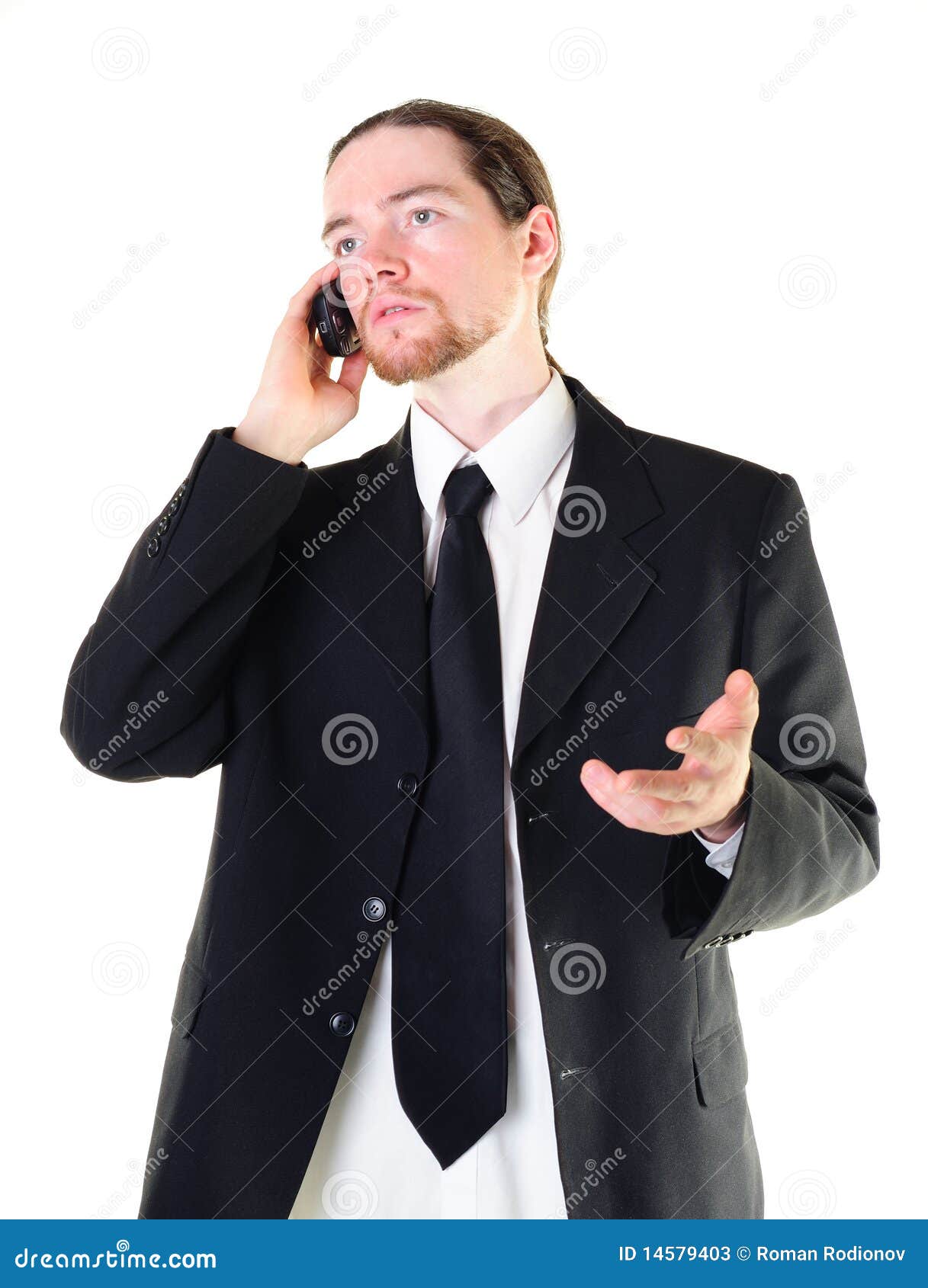 Serious talk stock image. Image of mobile, attitude, negotiation - 14579403