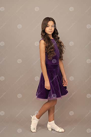 Serious Teen Girl with Long Frizzy Hair in Dance Ballroom Dress Full ... Serious Teen Girl with Long Frizzy Hair in Dance Ballroom Dress Full ...