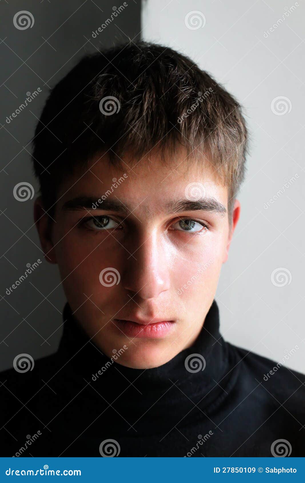 Serious Teenager Portrait stock image. Image of shade - 27850109
