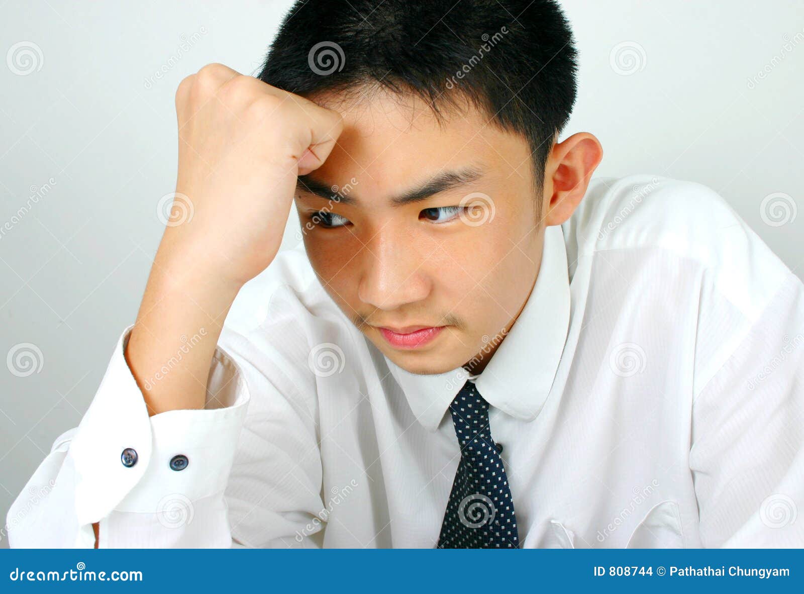 Serious thinking stock photo. Image of deal, difficult - 808744