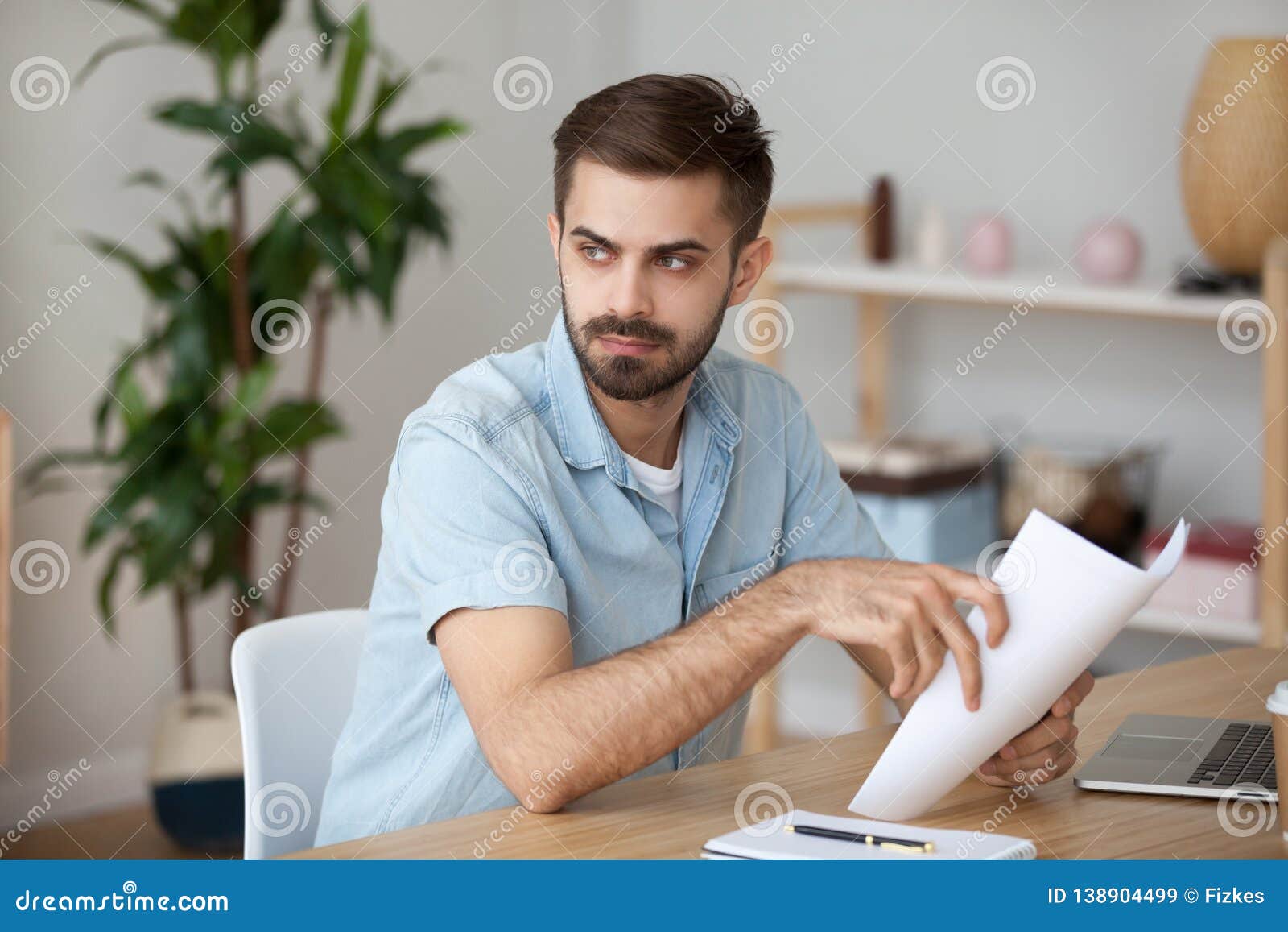 Serious And Thoughtful Teen Boy With Hands Cross Royalty-Free Stock ...