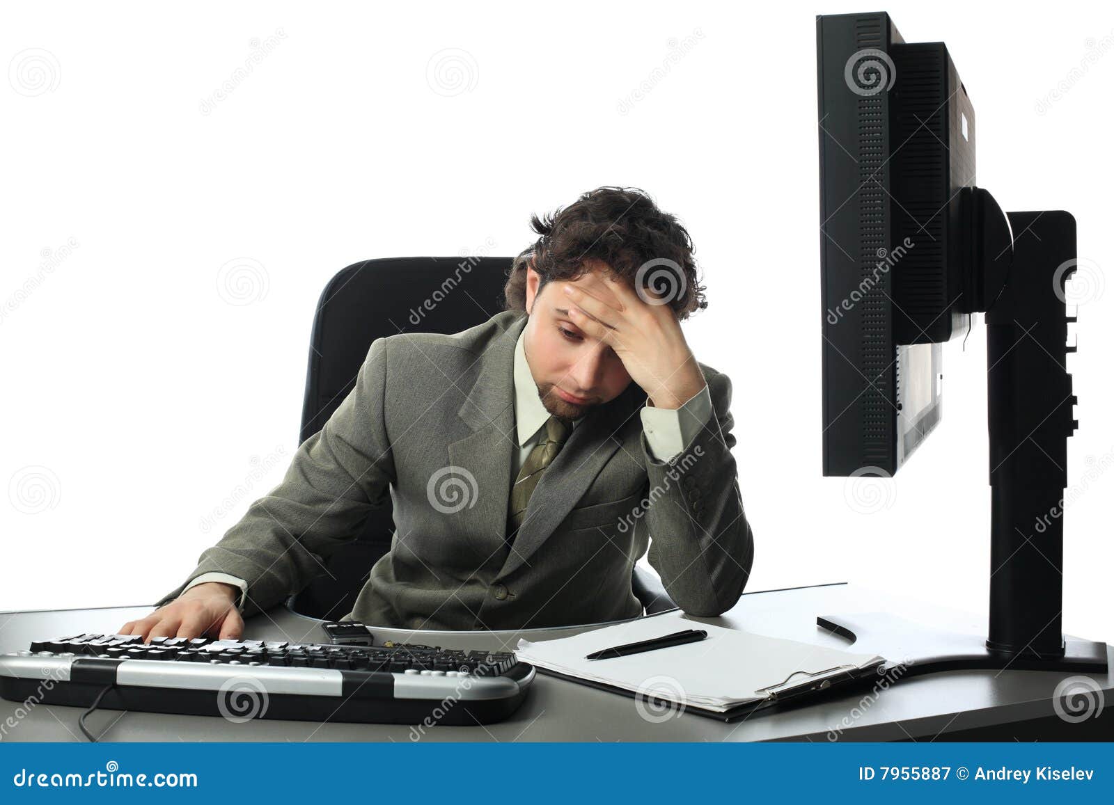 Serious Thoughts Picture. Image: 7955887