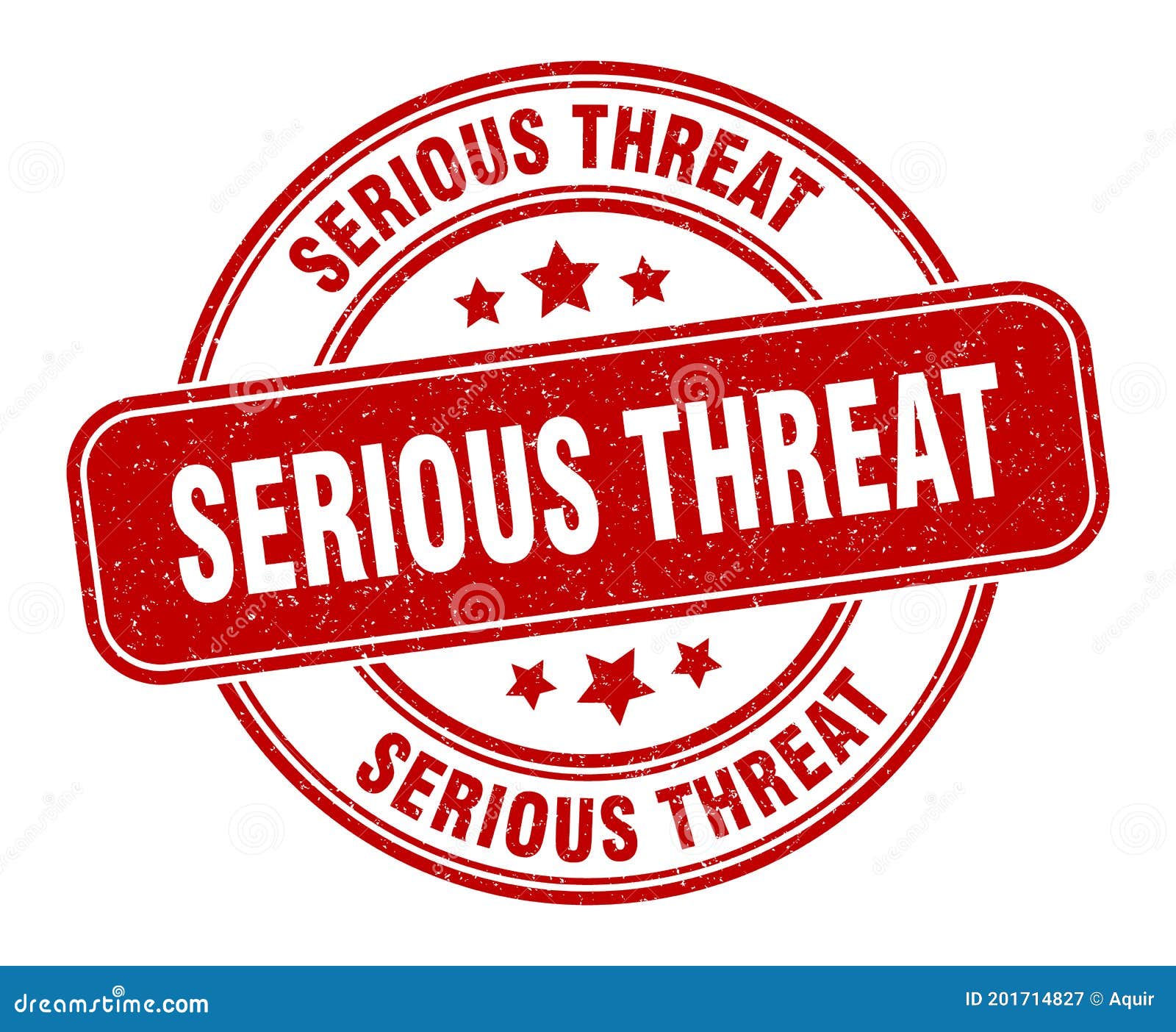 Serious Threat Stamp. Serious Threat Label. Round Grunge Sign Stock ...