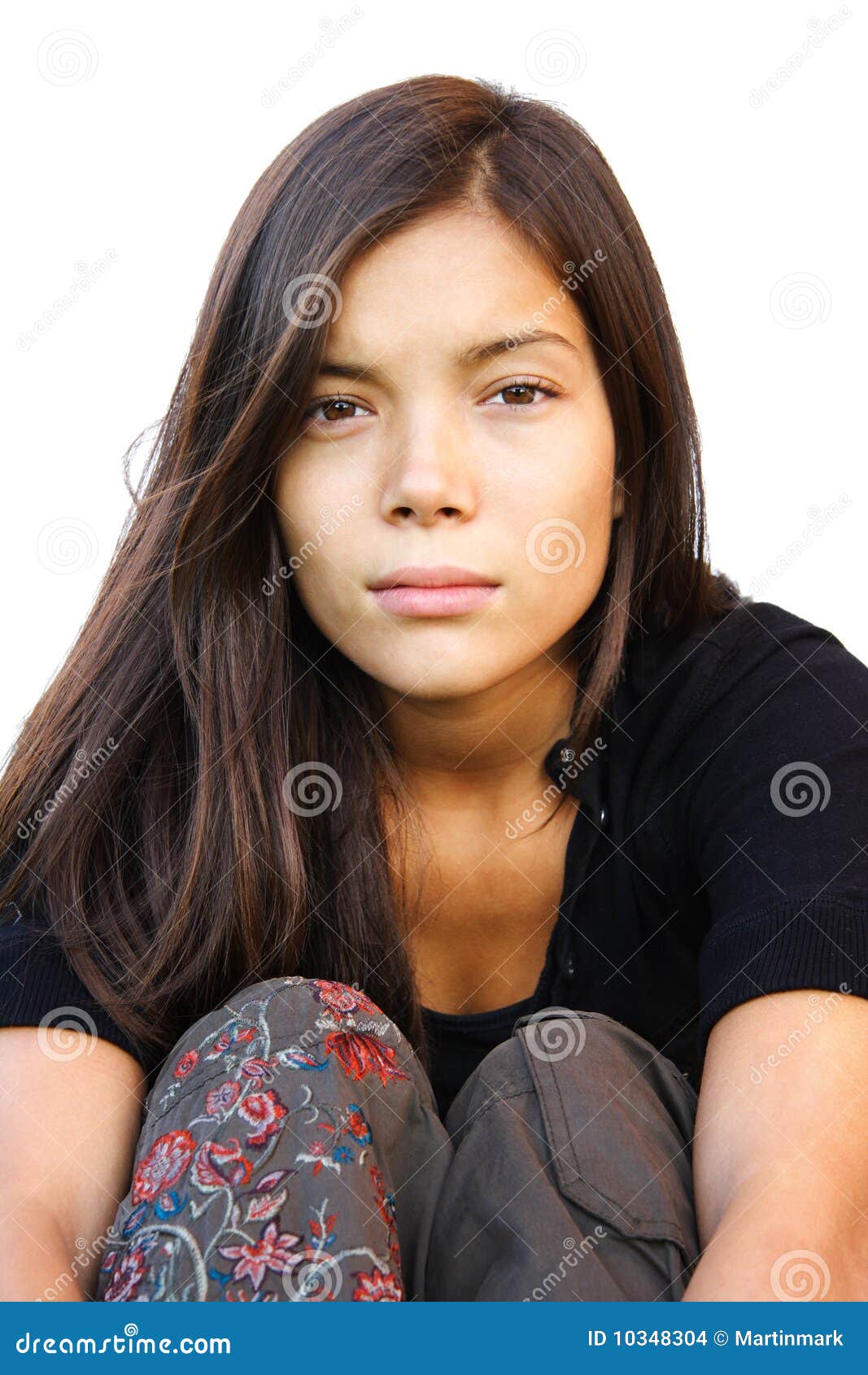 928 Serious Mixed Woman White Background Stock Photos - Free & Royalty ...