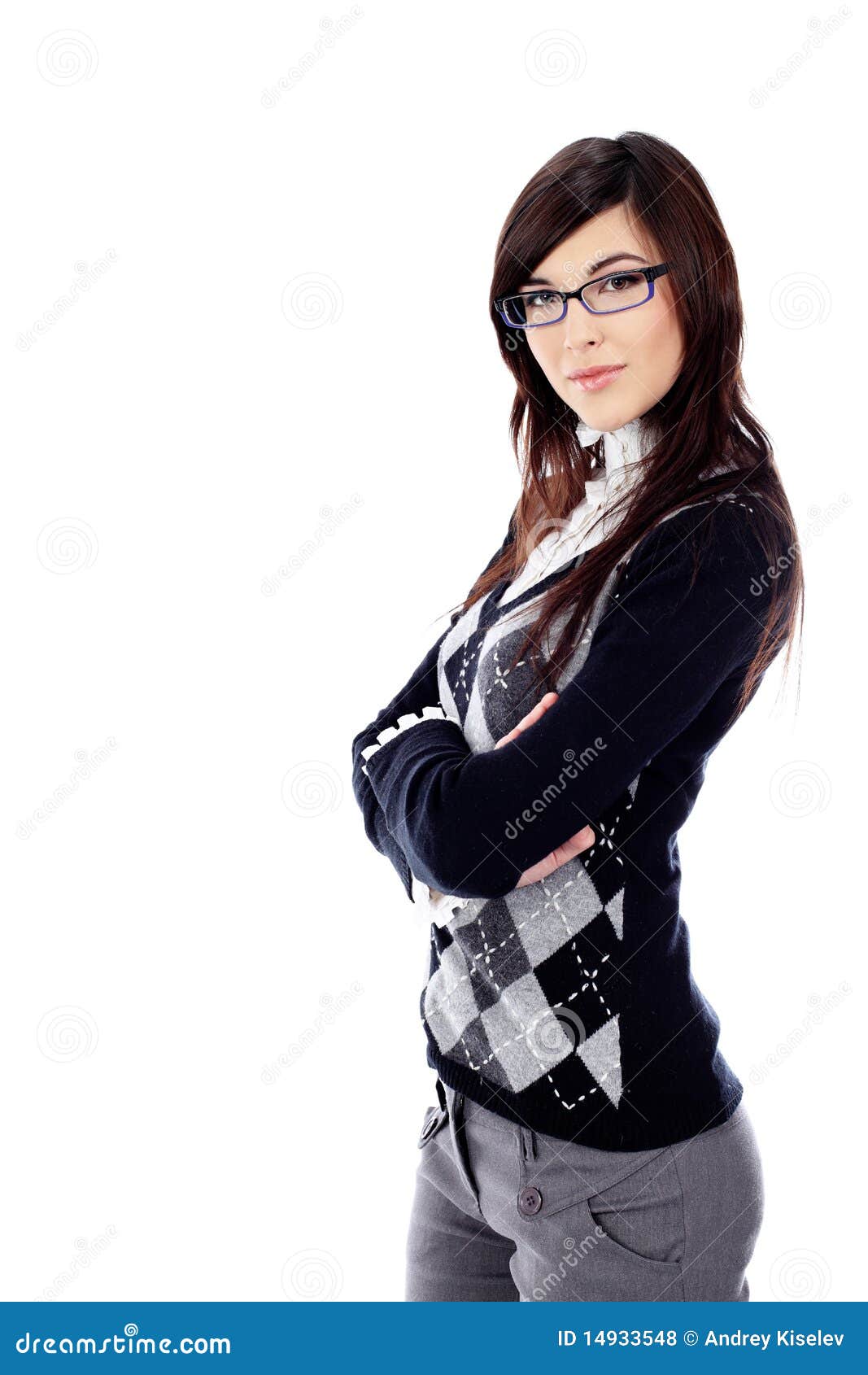 Serious woman stock photo. Image of friendly, smile, natural - 14933548