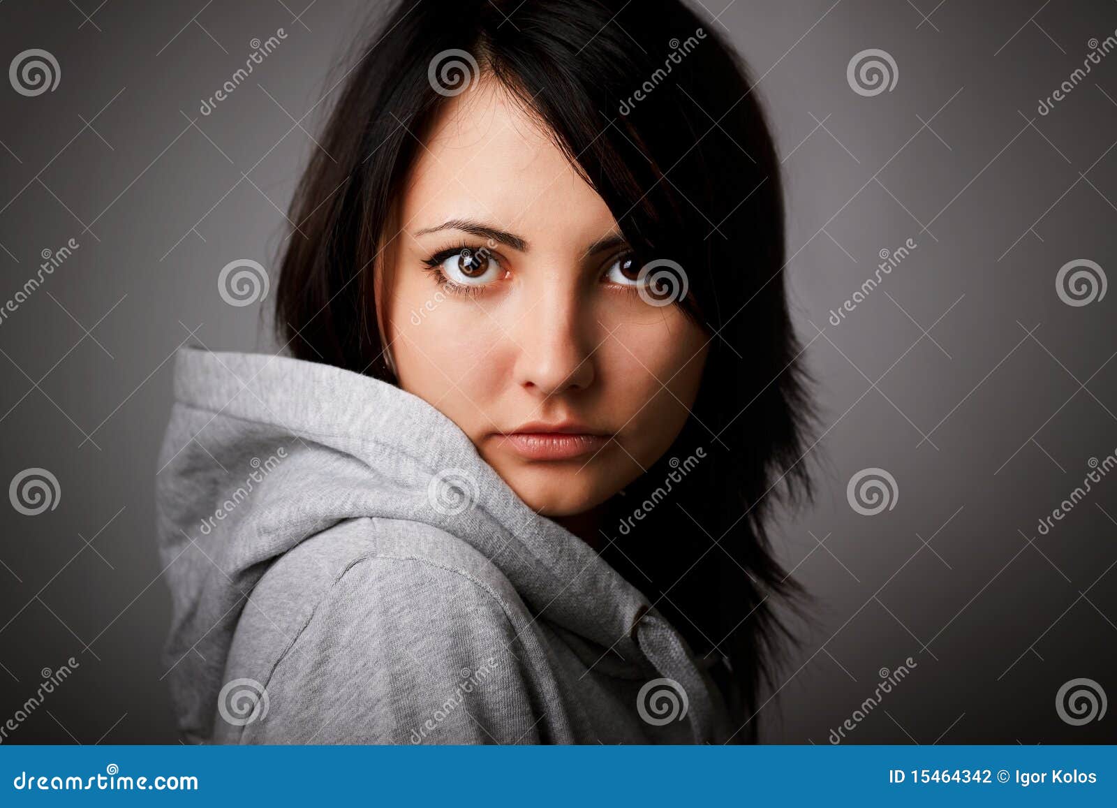 Serious woman stock photo. Image of female, eyes, person - 15464342