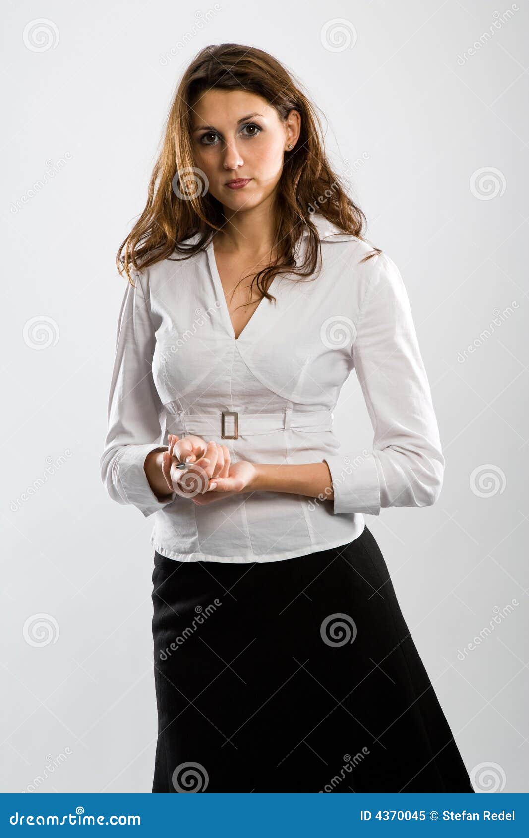Serious Woman Royalty Free Stock Photo - Image: 4370045