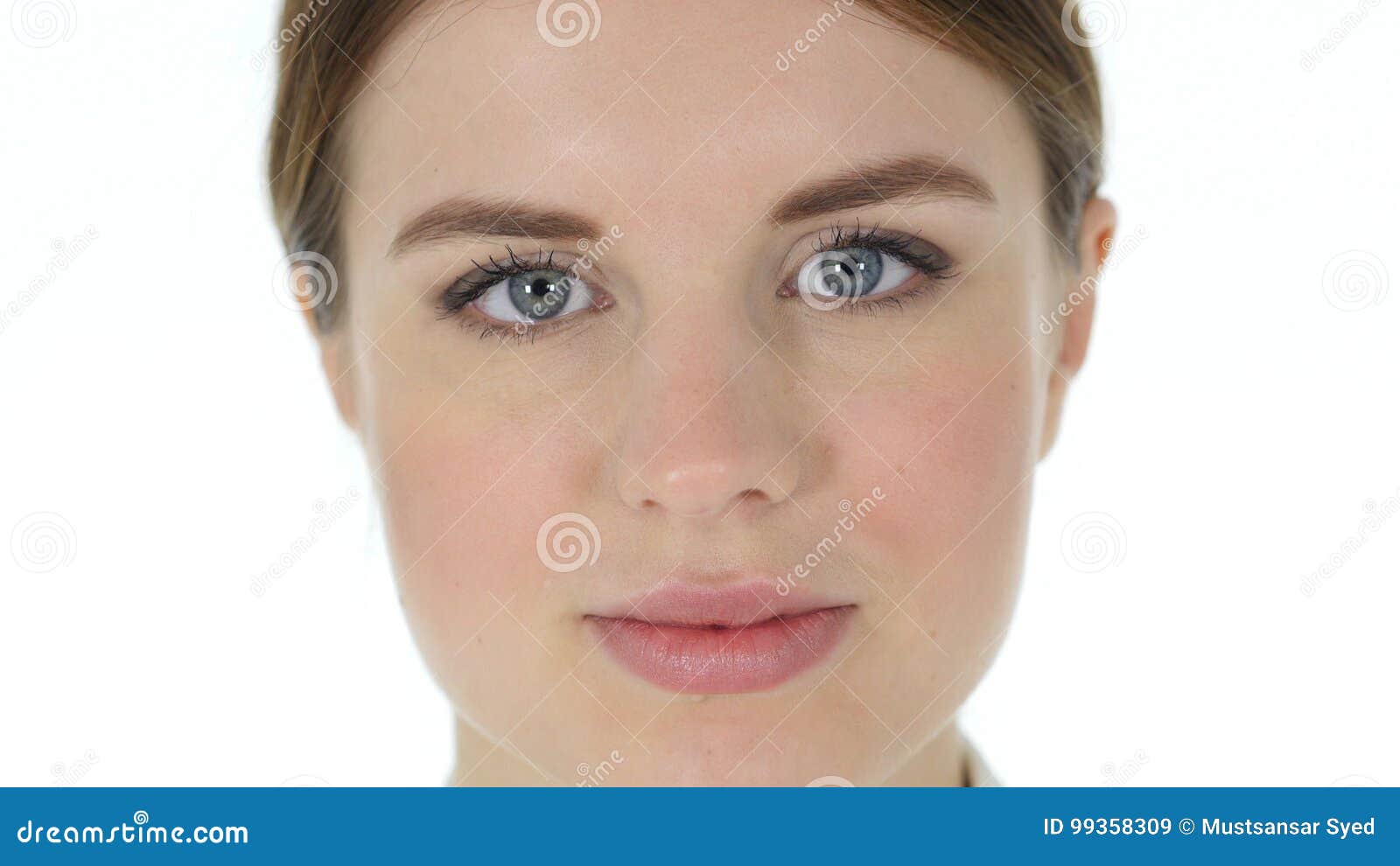 Serious Woman Face stock image. Image of model, employee - 99358309